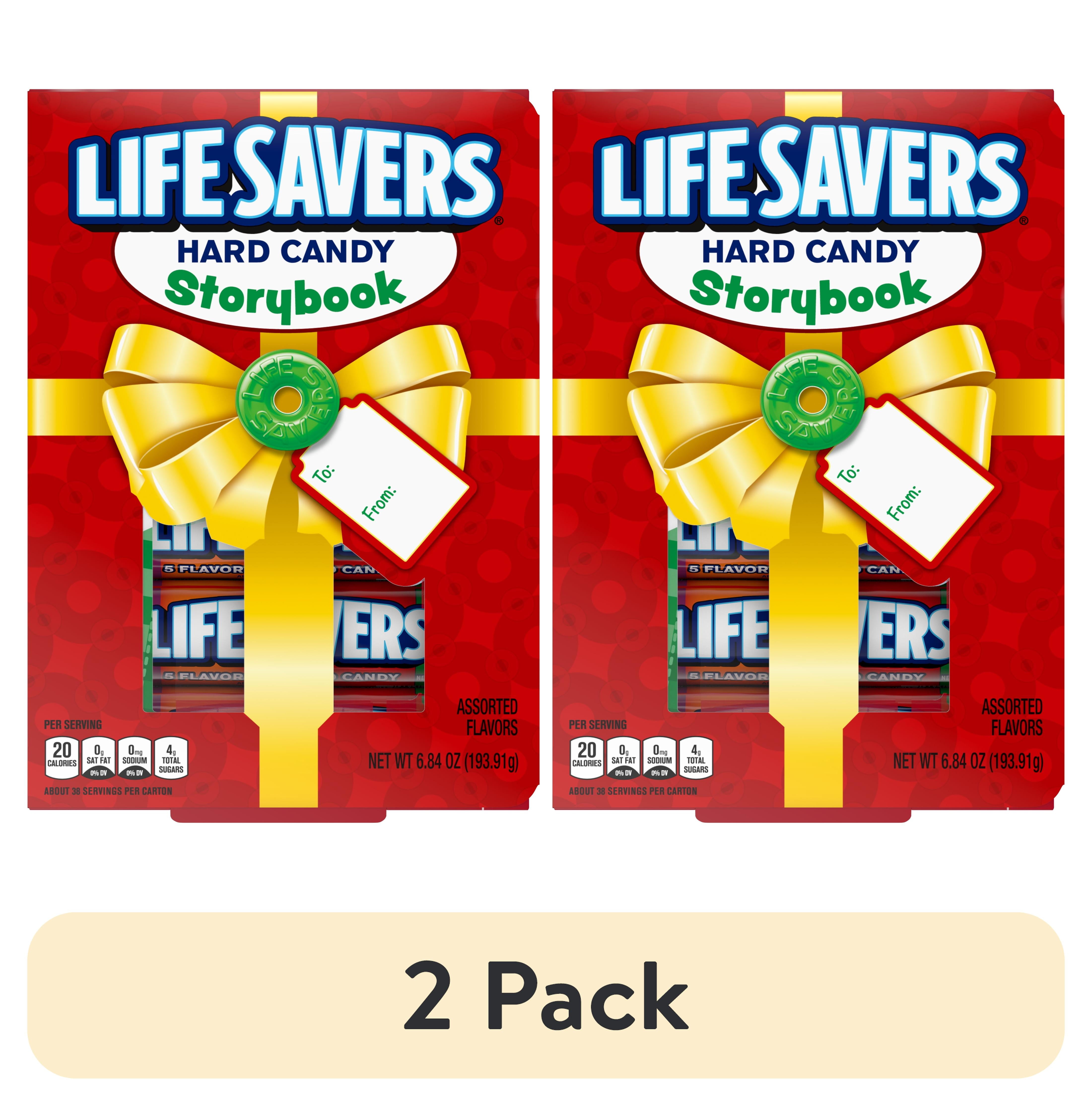 (2 pack) Life Savers 5 Flavors Christmas Hard Candy Storybook Gift Box ...