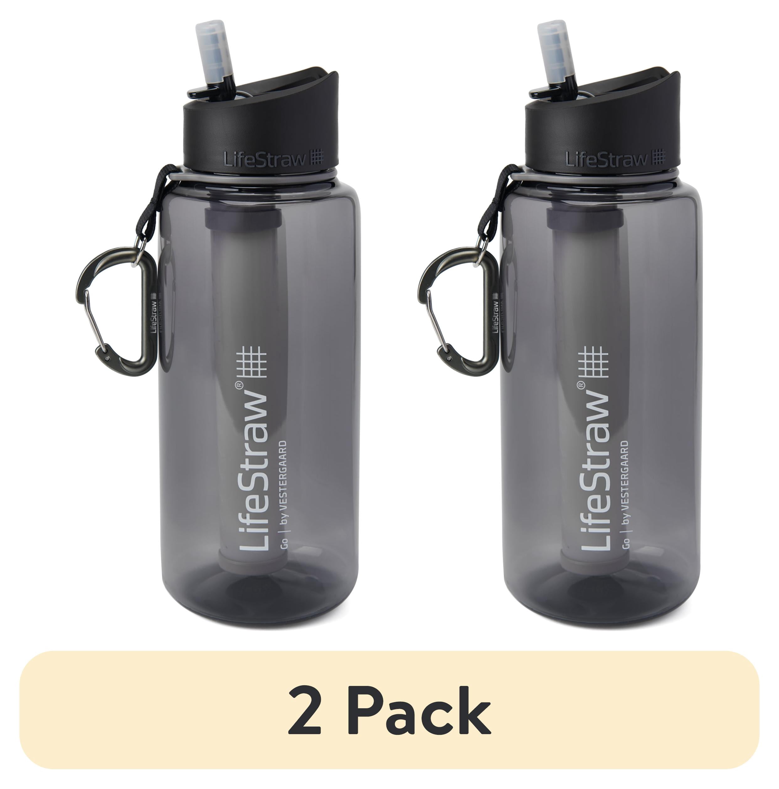 (2 pack) LifeStraw Go 1L Water Filter Bottle - Walmart.com