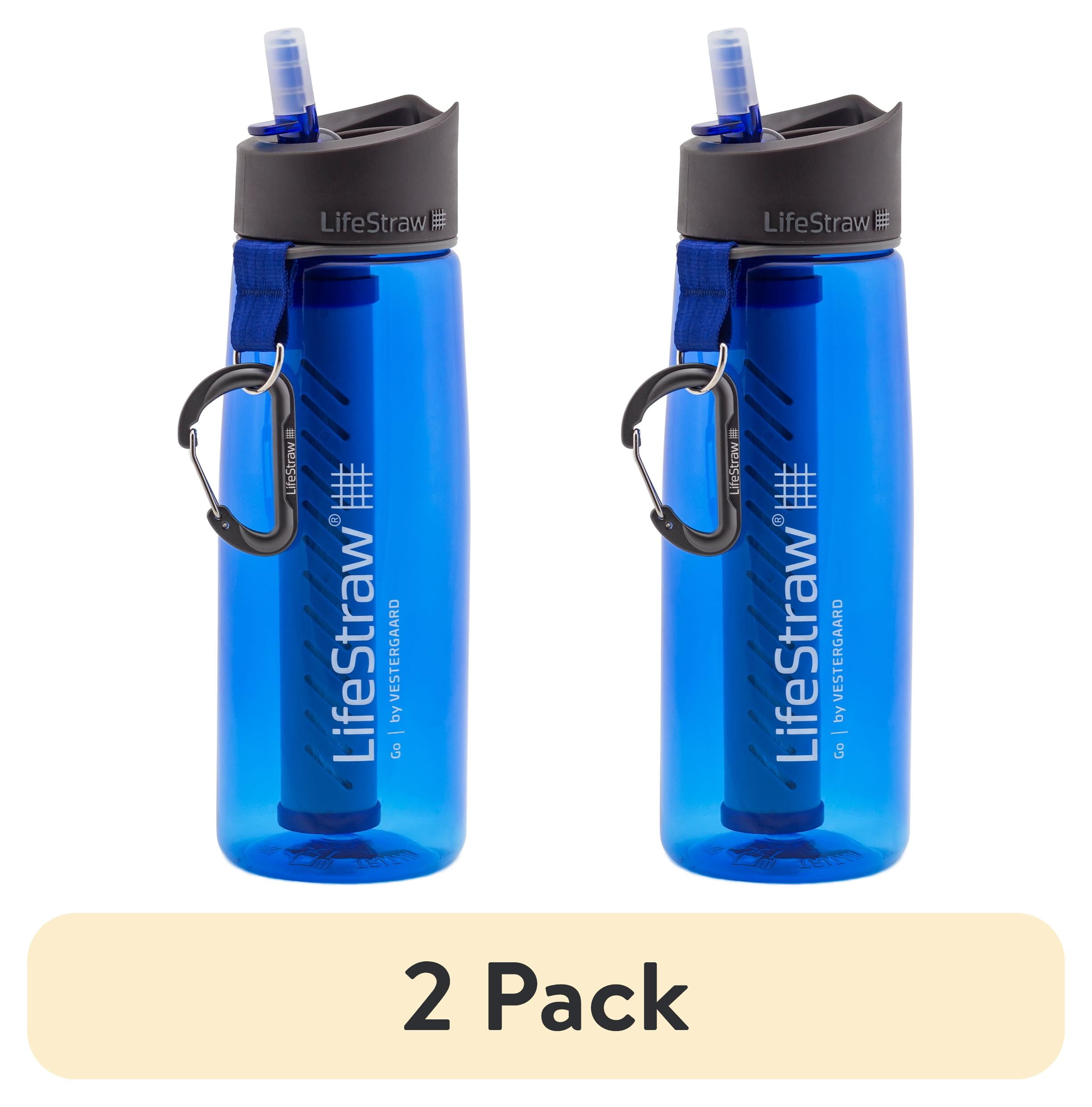 (2 pack) LifeStraw Go 22oz Water Filter Bottle - Walmart.com