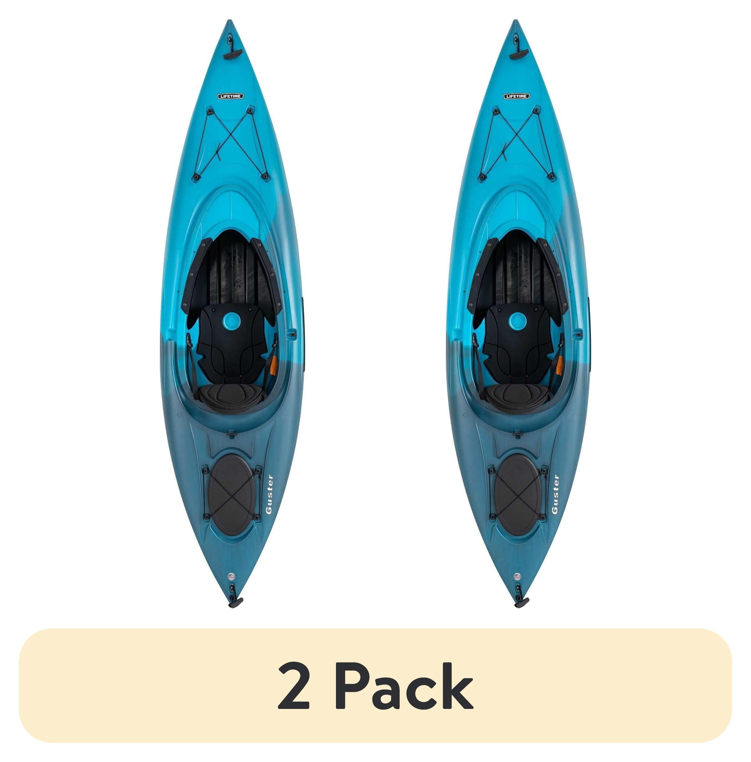 (2 pack) Lifetime Guster 10 ft Sit-Inside Kayak, Lightning Fusion ...