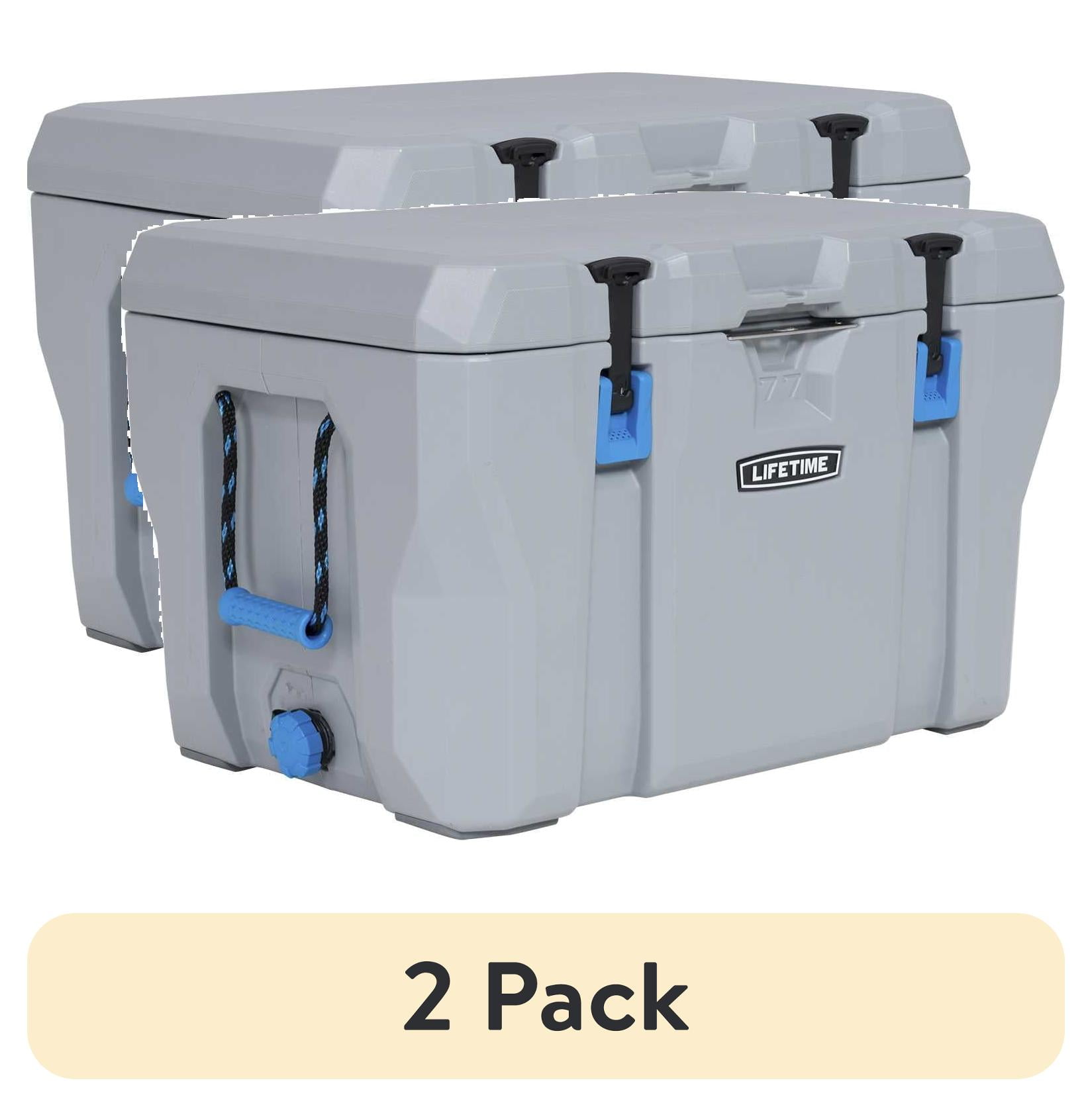 (2 pack) Lifetime New 77 Qt. Capacity High Performance Polyethylene ...