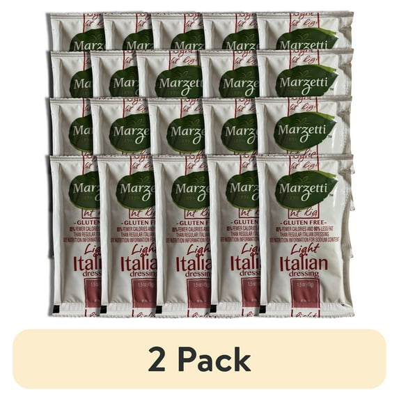 (2 pack) Light Italian Salad Dressing Packets | Value Pack | 1.5 Ounce ...