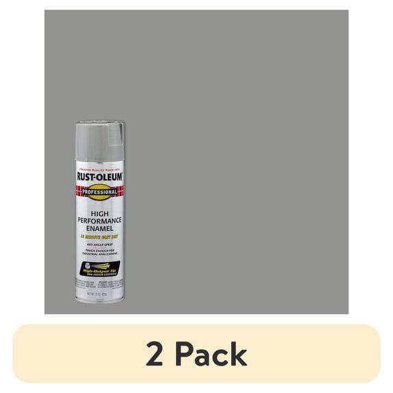 (12 pack) 6 Pack, Light Machine Gray, Rust-Oleum Professional High ...