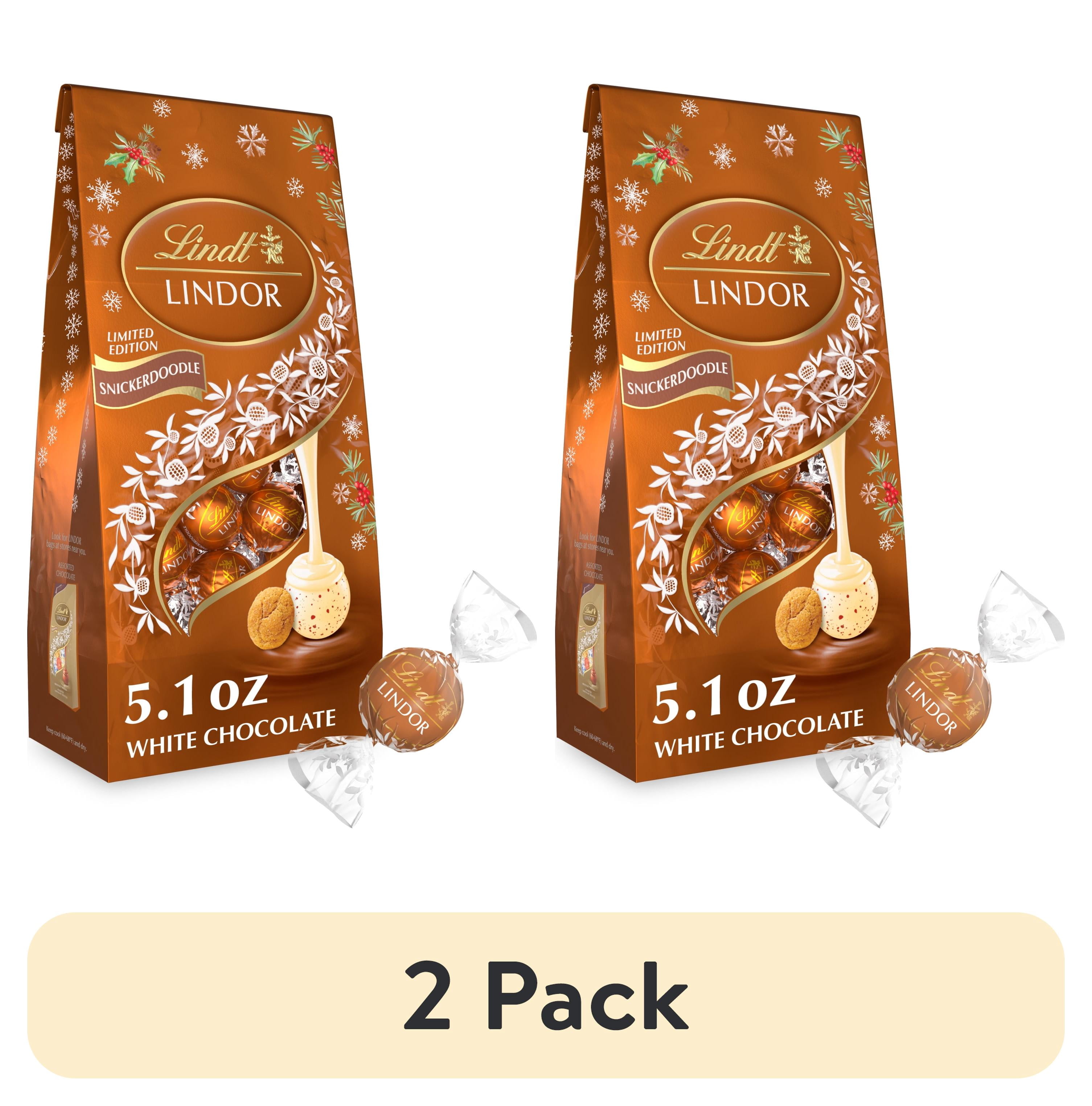 (2 pack) Lindt LINDOR Snickerdoodle White Chocolate Christmas Candy ...