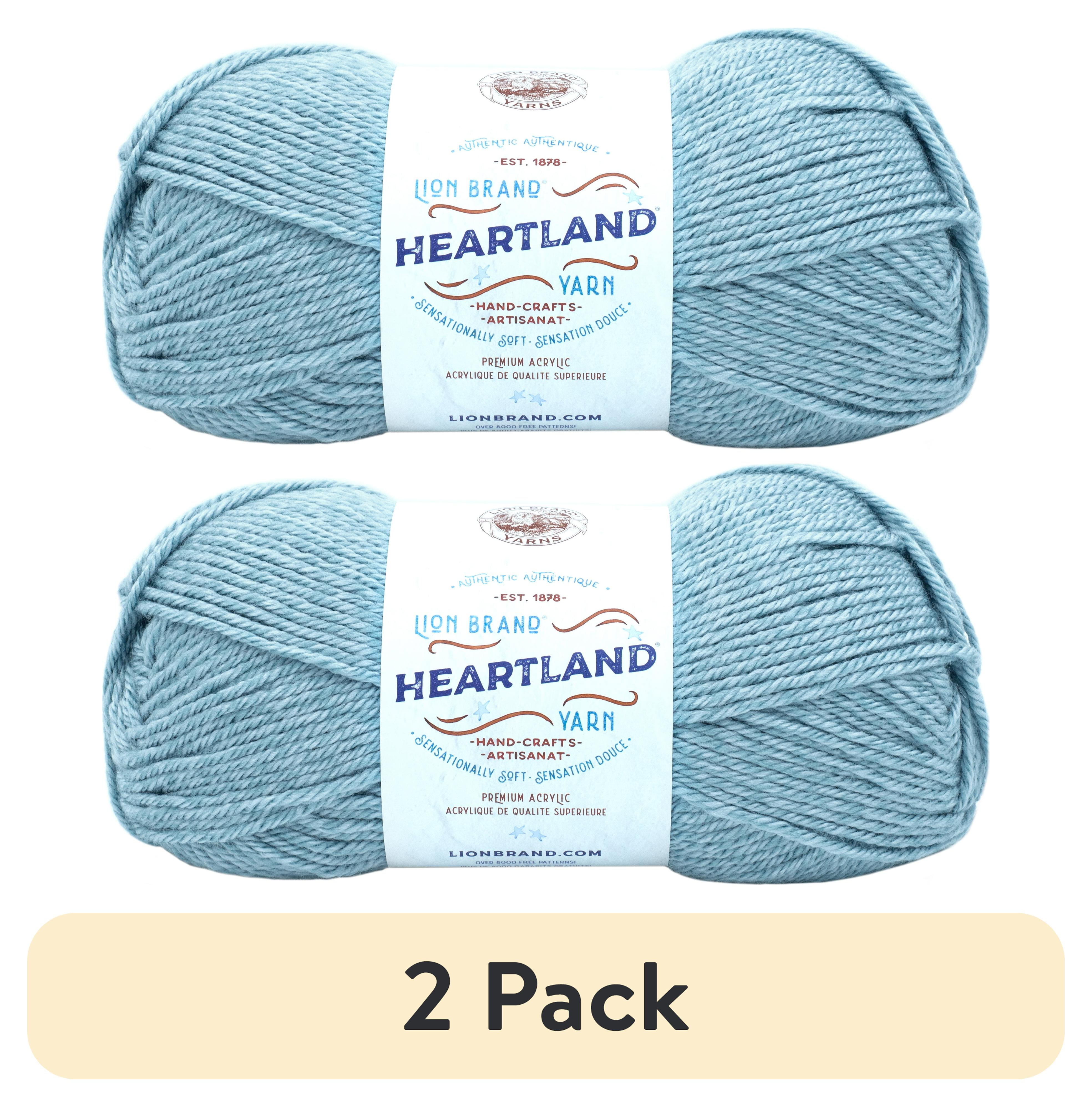 (2 pack) Lion Brand Heartland Yarn - Walmart.com