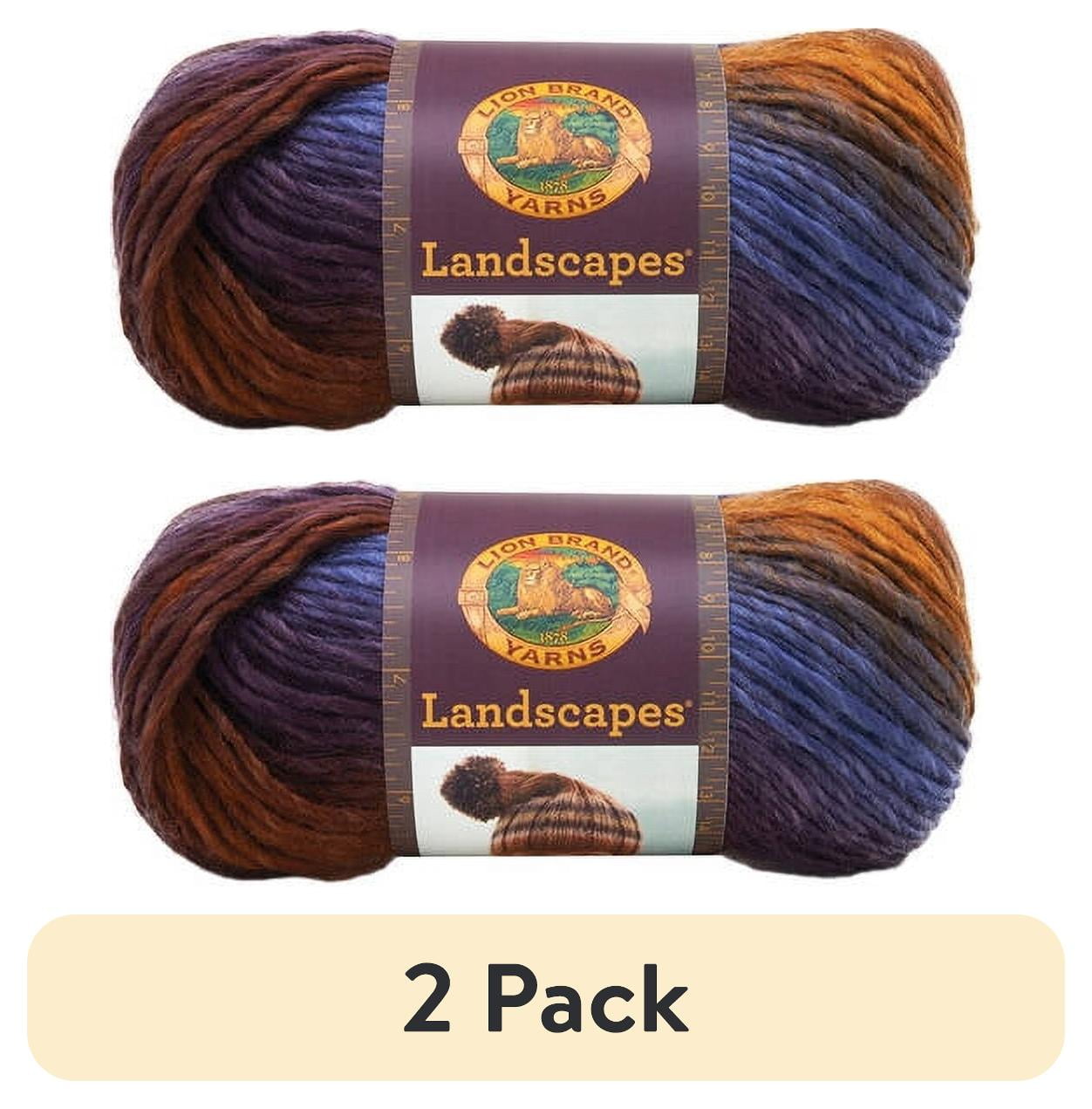 (2 pack) Lion Brand Landscapes Yarn, 147 Yd. - Walmart.com