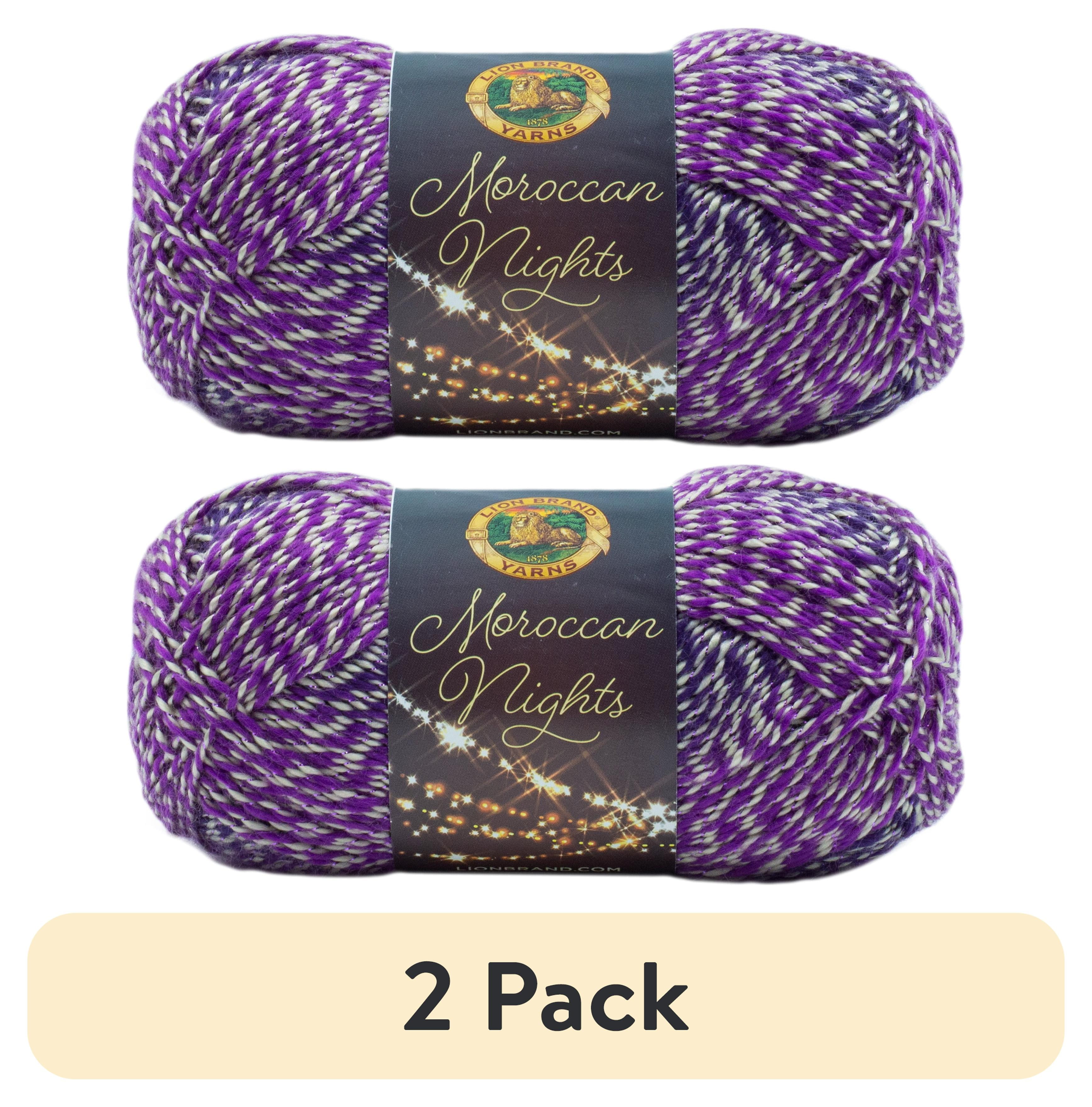 (2 pack) Lion Brand Moroccan Nights Yarn-Palace - Walmart.com