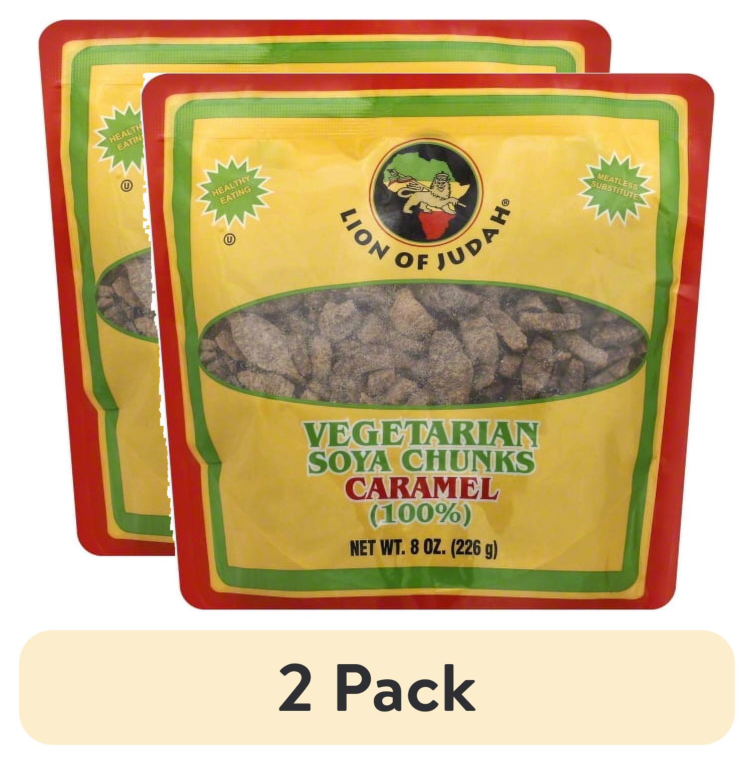 (2 pack) Lion Of Judah Lion Of Juday Soya Chunks Caramel - Walmart.com