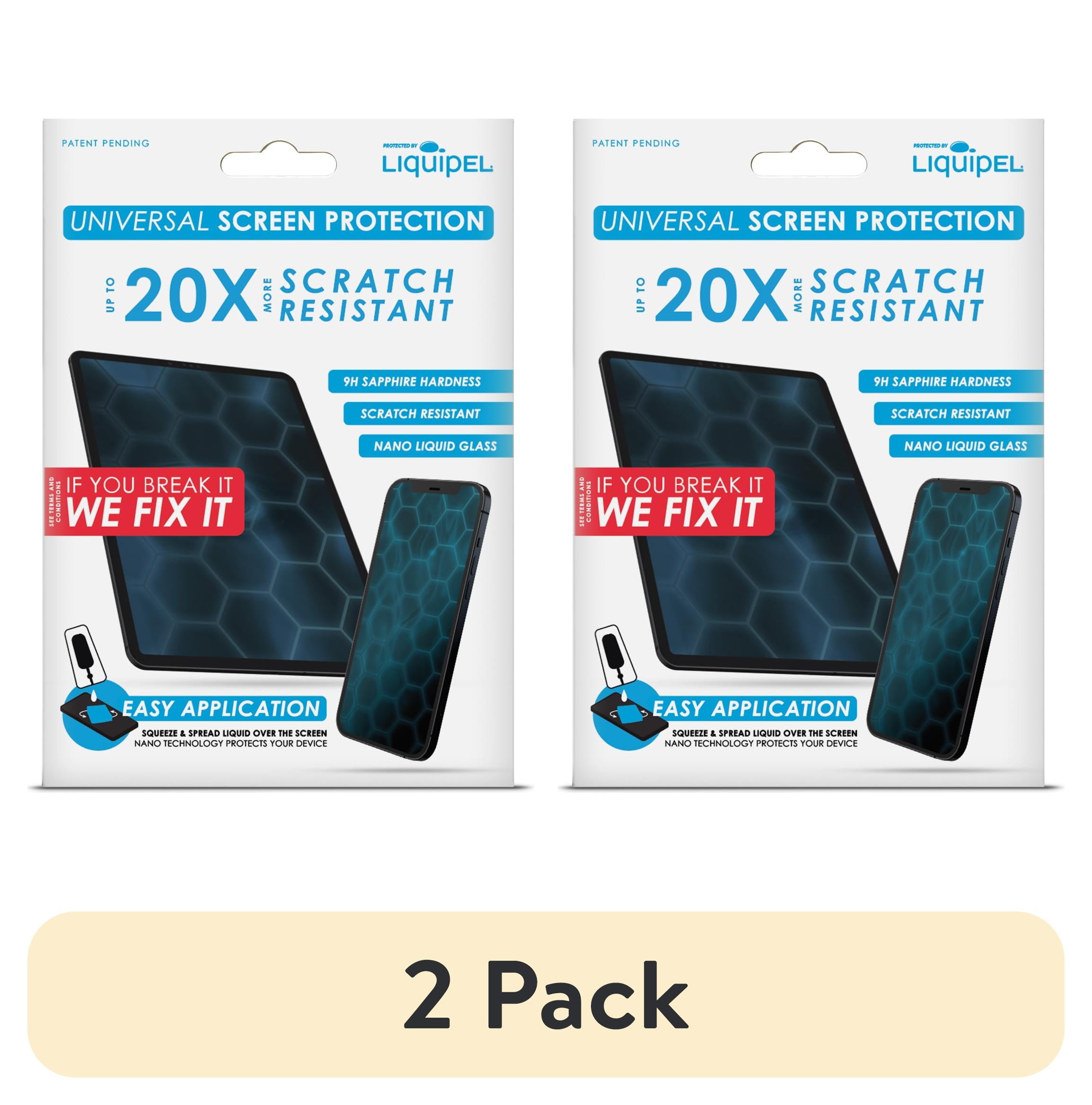(2 pack) Liquipel Liquid Glass Screen Protector - Tablet - iPad, Tab ...