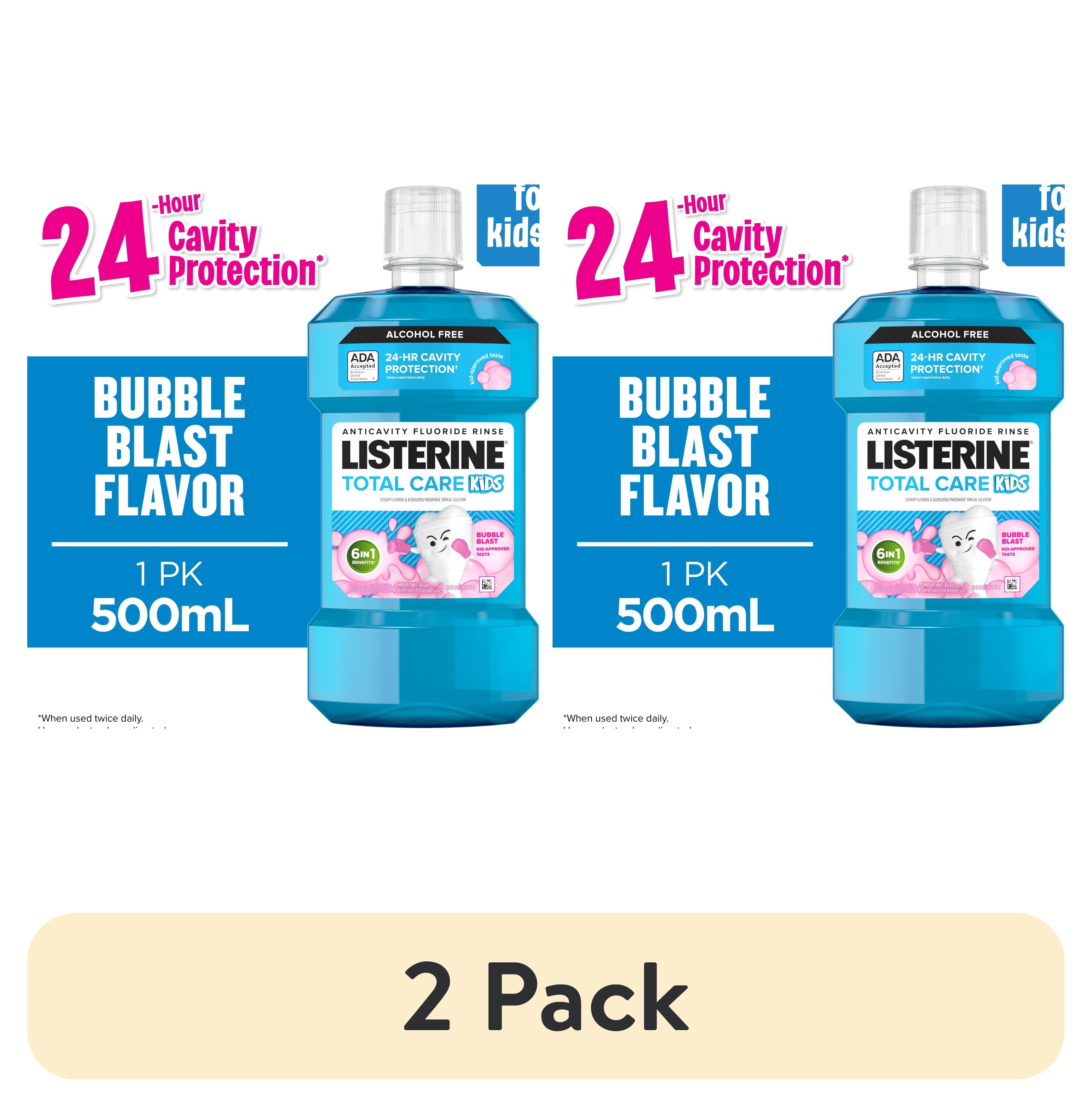 (2 pack) Listerine Total Care Kids Alcohol-Free Anticavity Fluoride ...