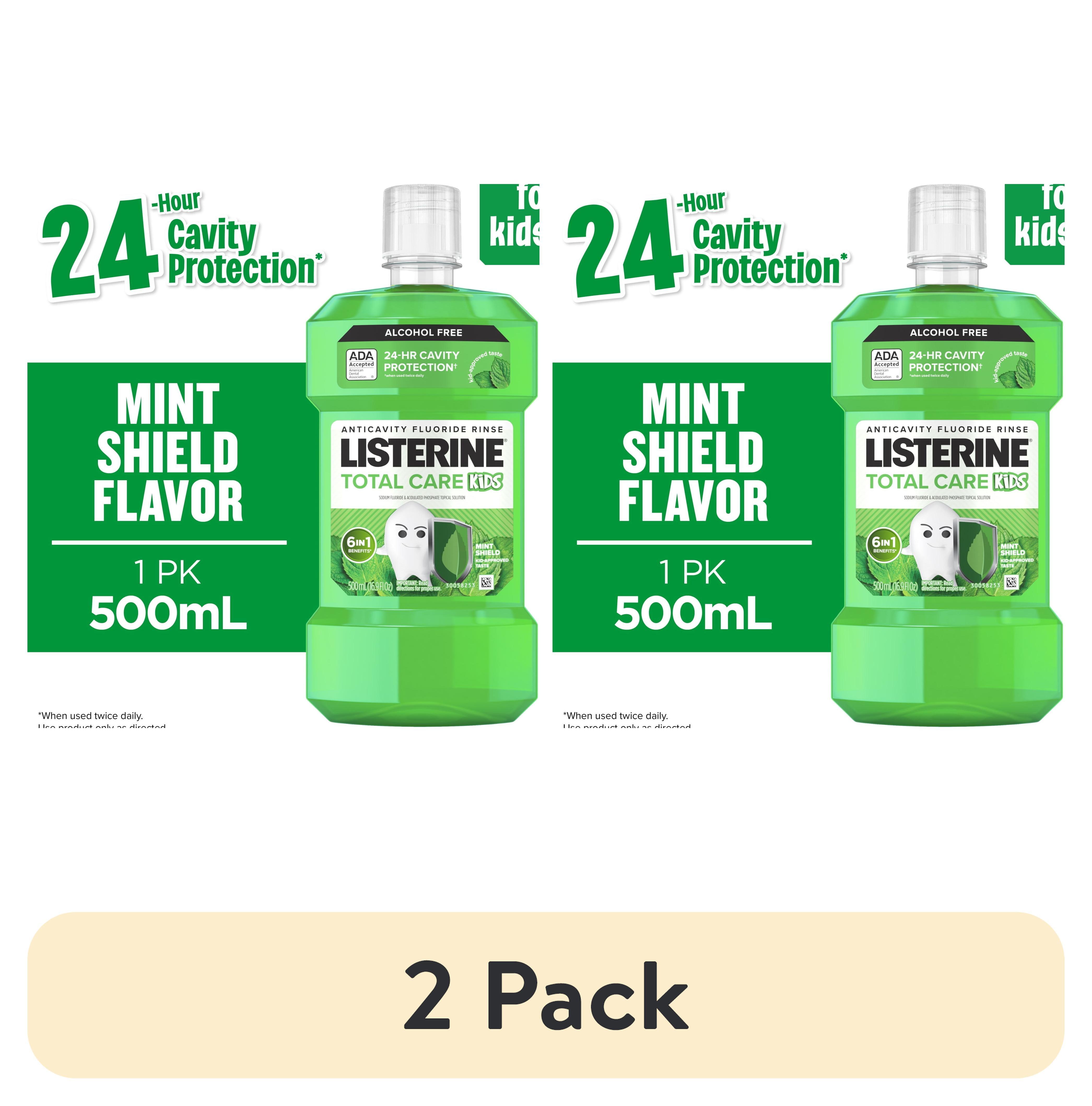 (2 pack) Listerine Total Care Kids Alcohol-Free Anticavity Fluoride ...