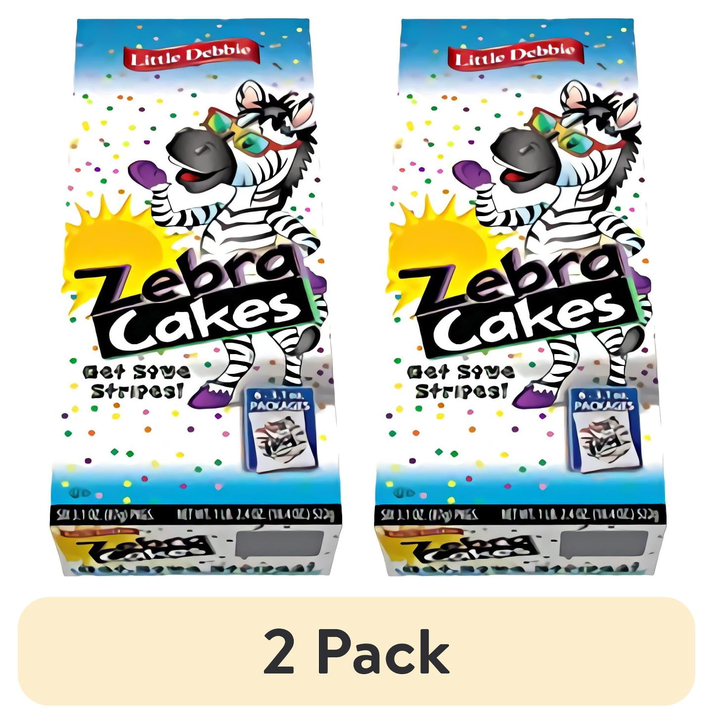 (2 pack) Little Debbie Mega Sized Cakes Combo Packs | Includes: Oatmeal ...