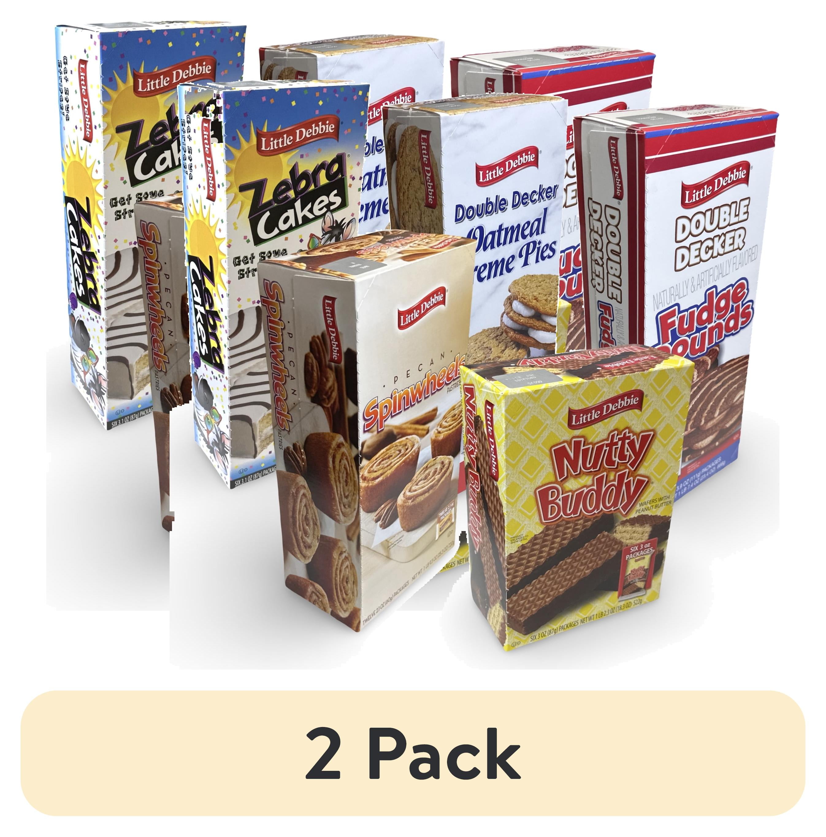 (2 pack) Little Debbie Mega Sized Cakes Variety Packs | 5 Unique Treats ...