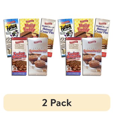 Little Debbie Mega Sized Cakes Combo Packs | Includes: Double Decker ...