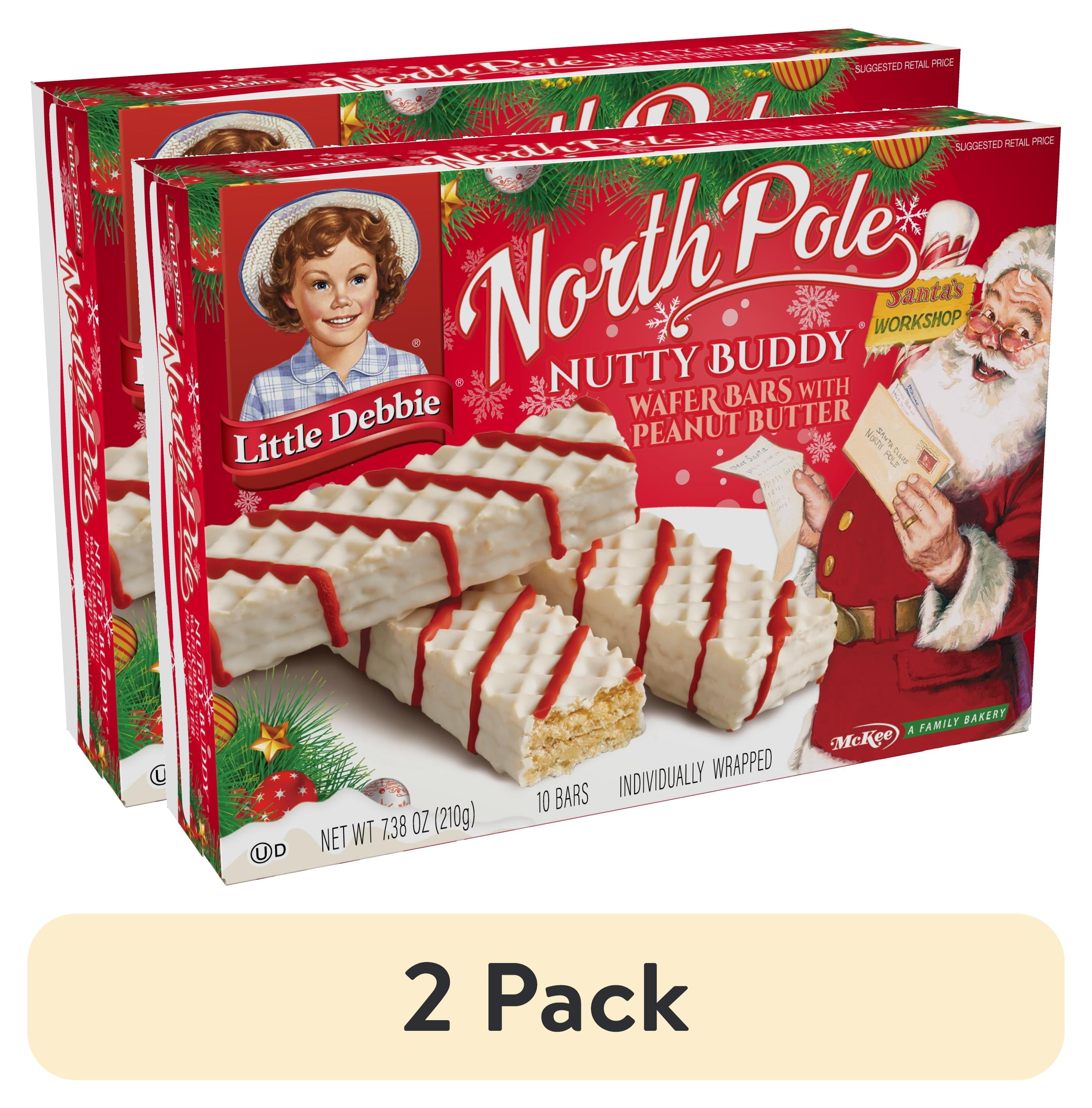 (2 pack) Little Debbie North Pole Nutty Buddy - Walmart.com