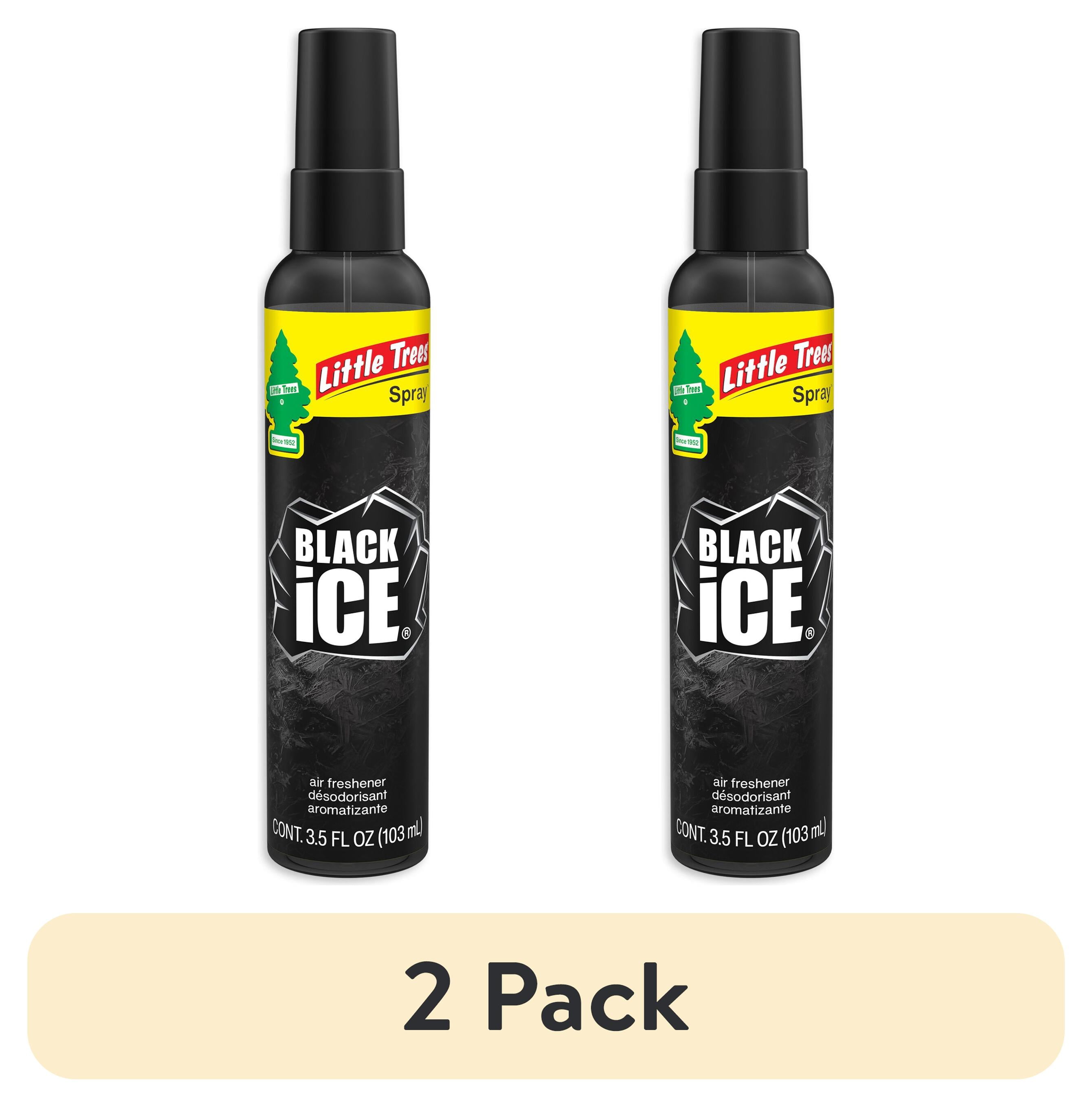 (2 pack) Little Trees Air Freshener Spray Black Ice 3.5 fl oz ...