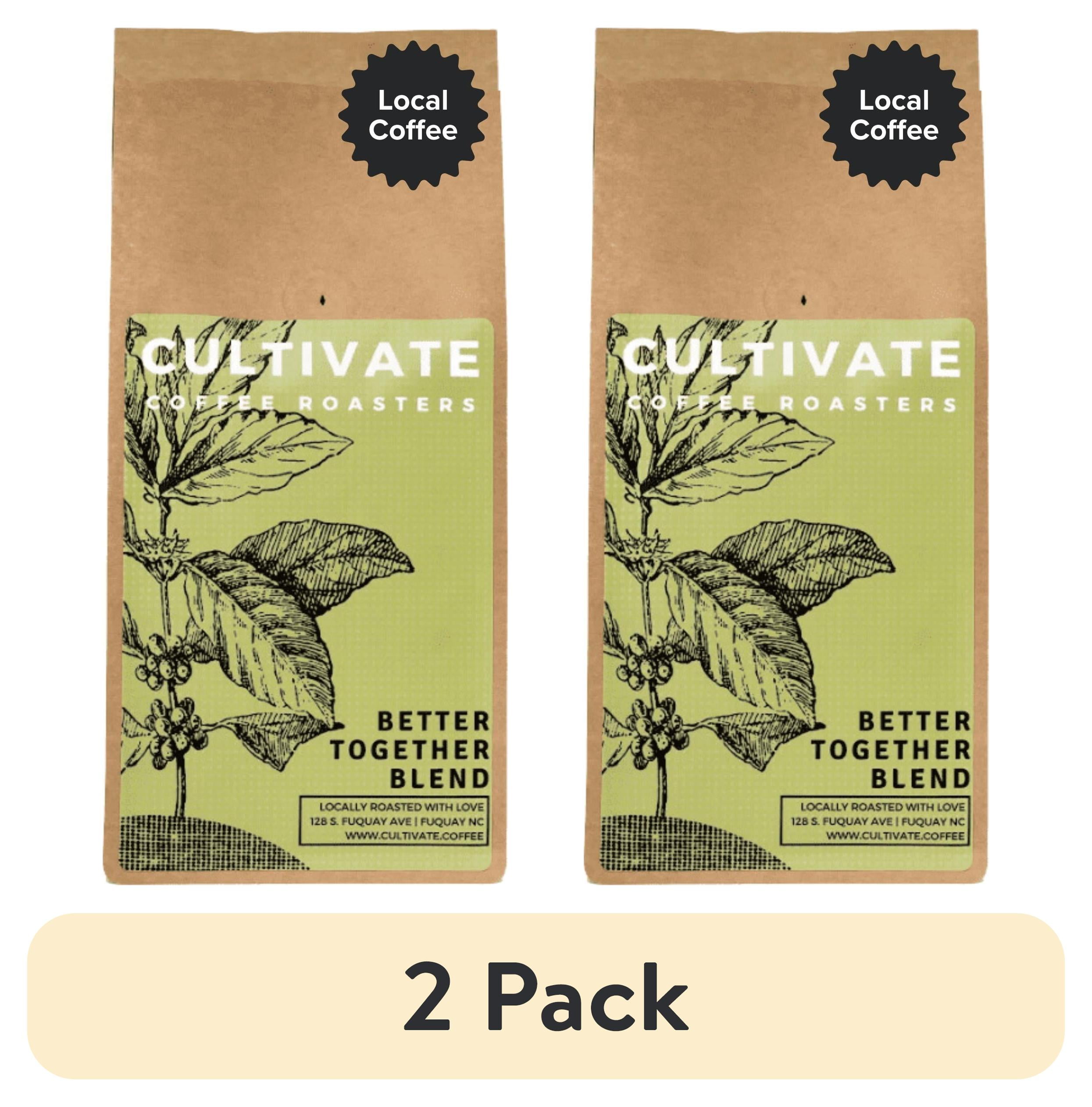 (2 pack) Local Cultivate Coffee Better Together Whole Bean Blend ...