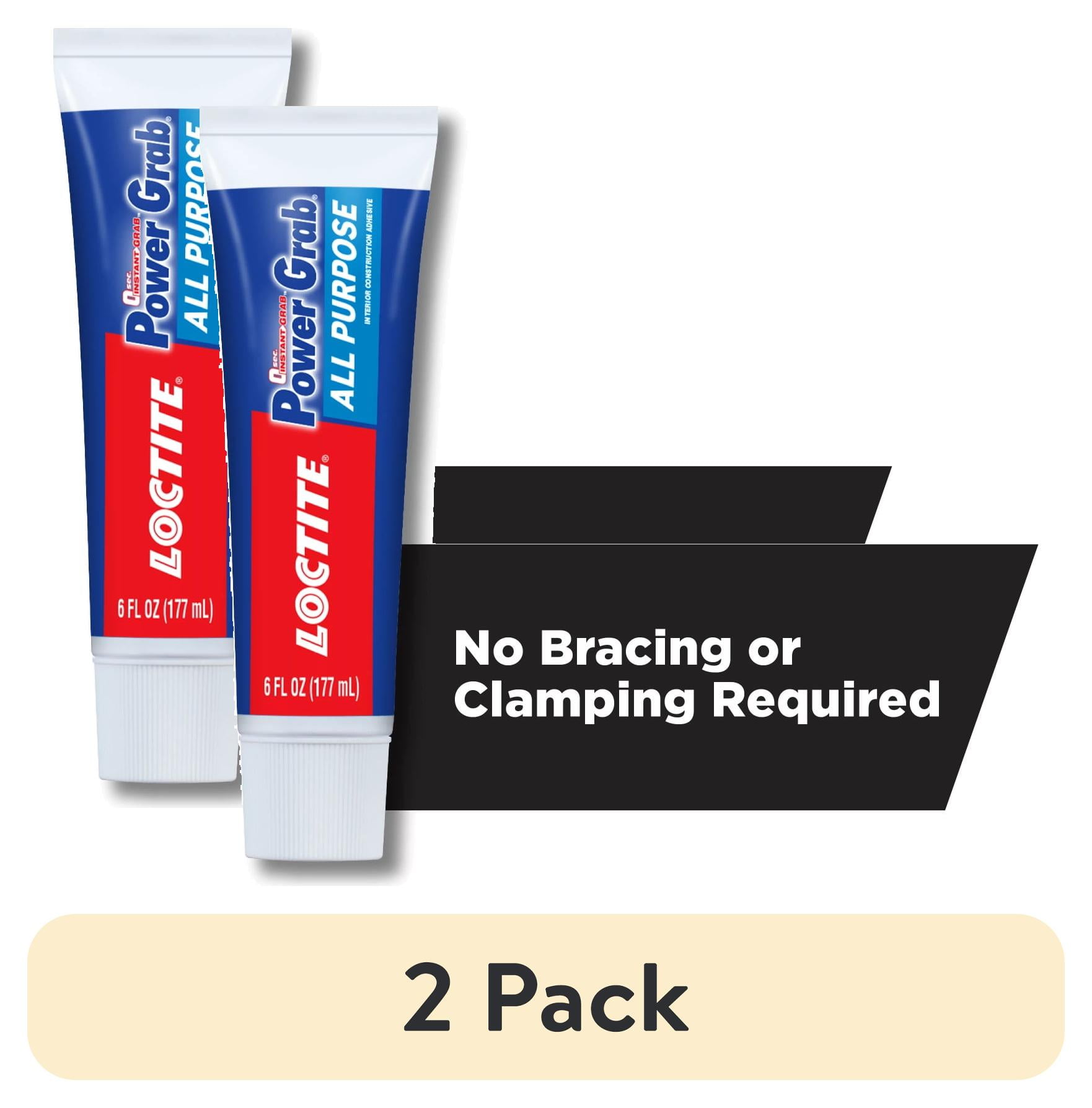 (2 pack) Loctite Power Grab Construction Adhesive All Purpose, Pack of ...