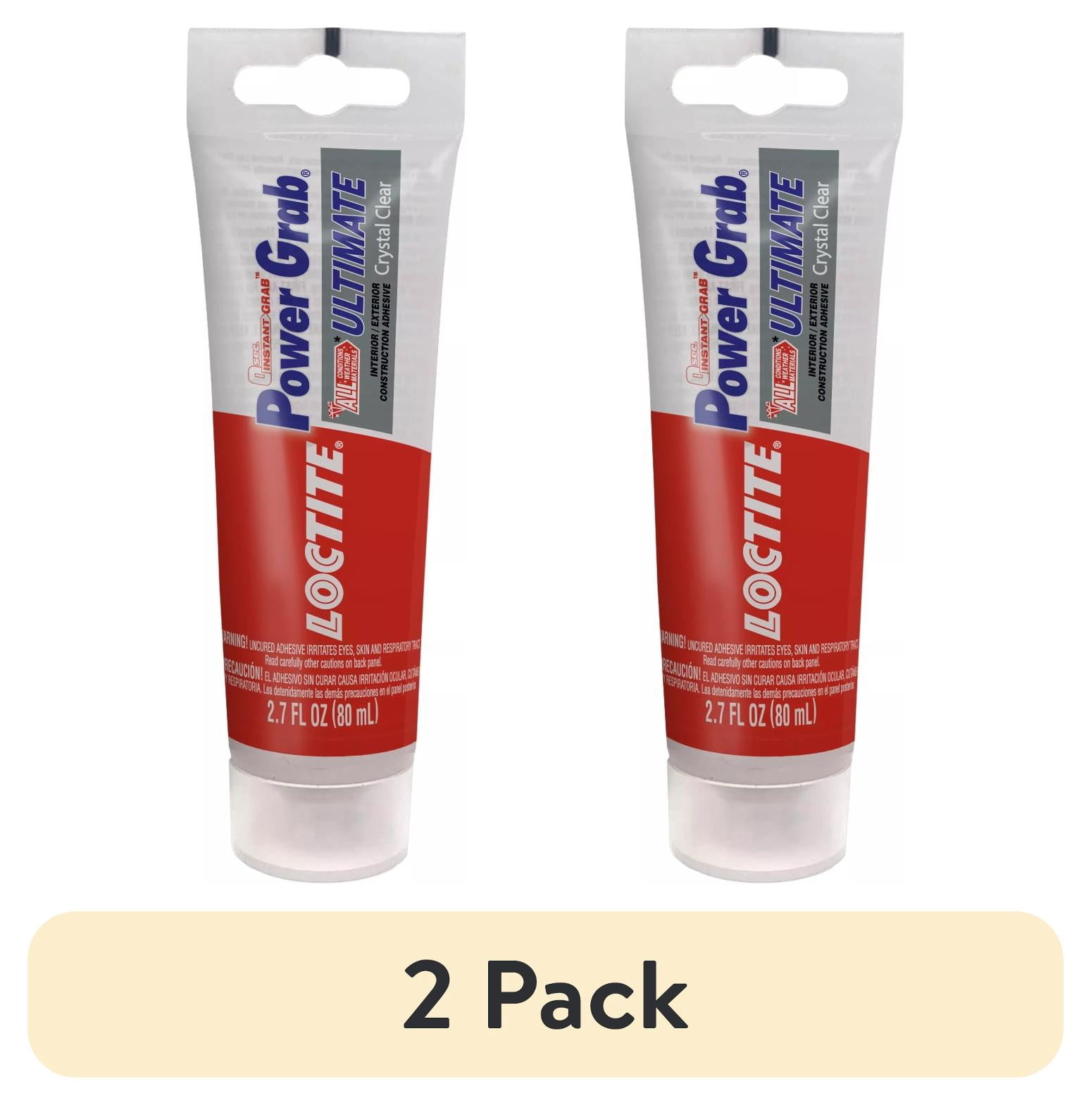 (2 pack) Loctite Power Grab Construction Adhesive Ultimate Crystal ...
