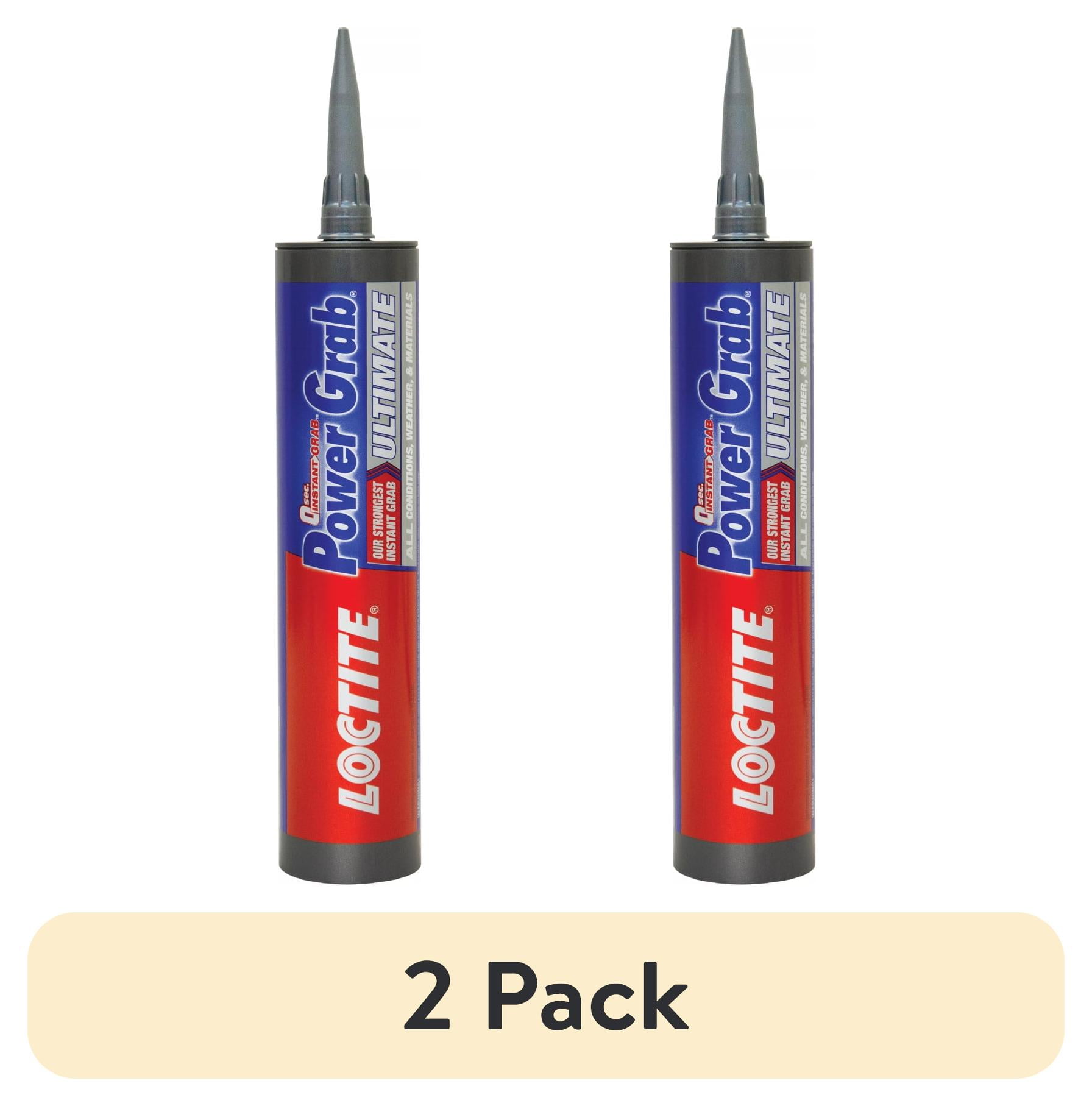 (2 pack) Loctite Power Grab Construction Adhesive Ultimate, Pack of 1 ...