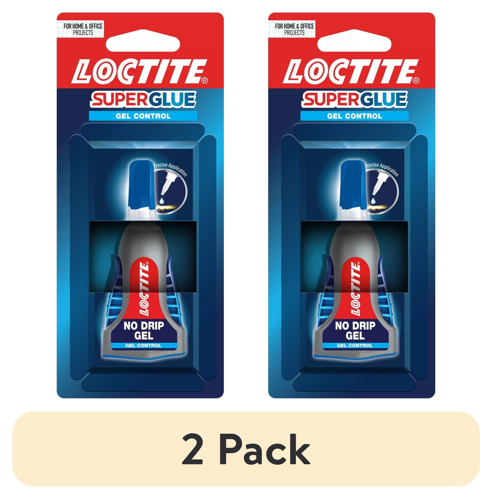 (2 pack) Loctite Super Glue Gel Control, Pack of 1, Clear 0.14 fl oz ...