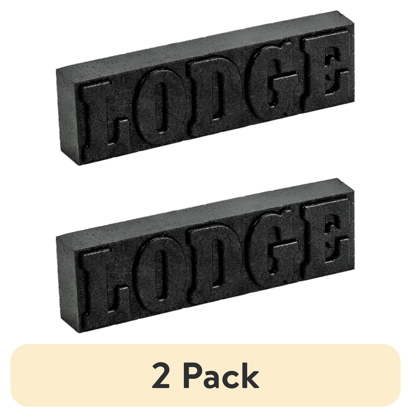 (2 pack) Lodge Cast Iron Black Rust Eraser - Walmart.com