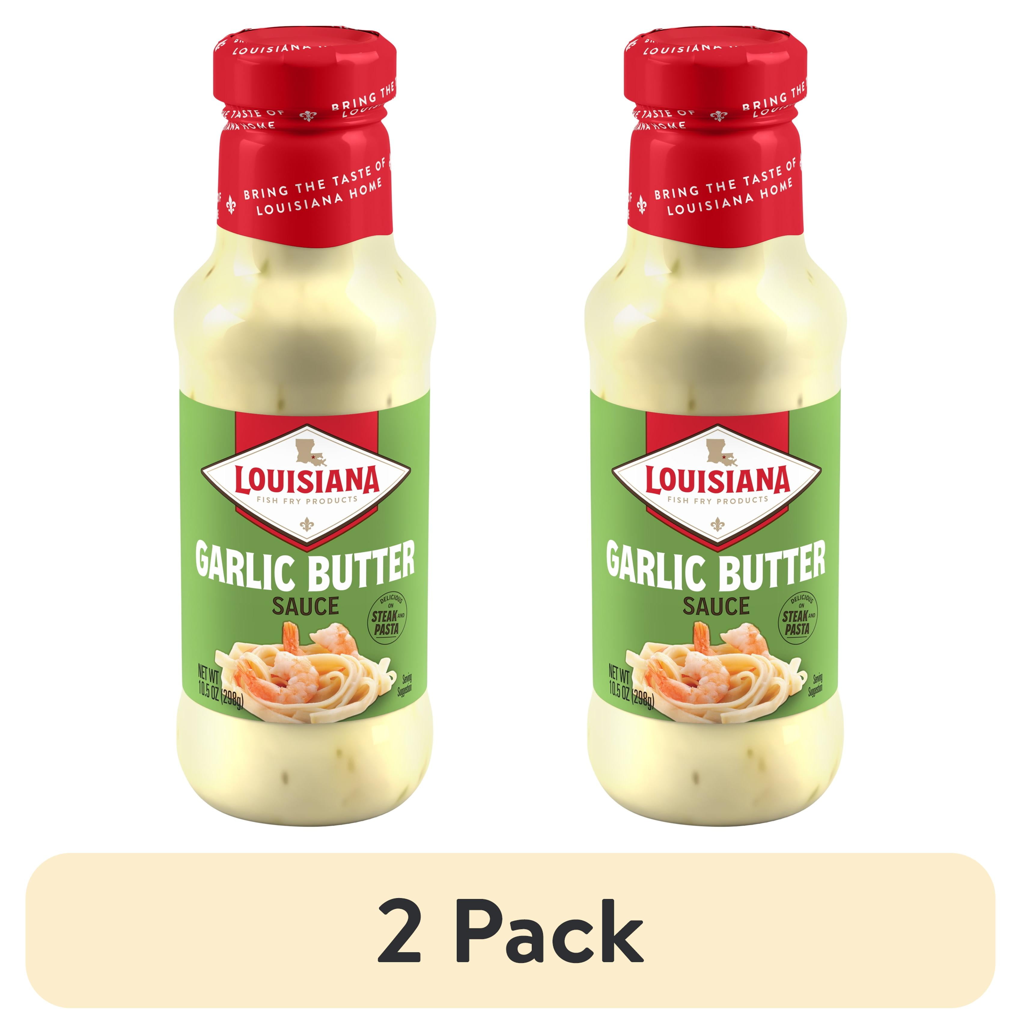 (2 pack) Louisiana Fish Fry Products Louisiana Garlic Butter Sauce 10 ...