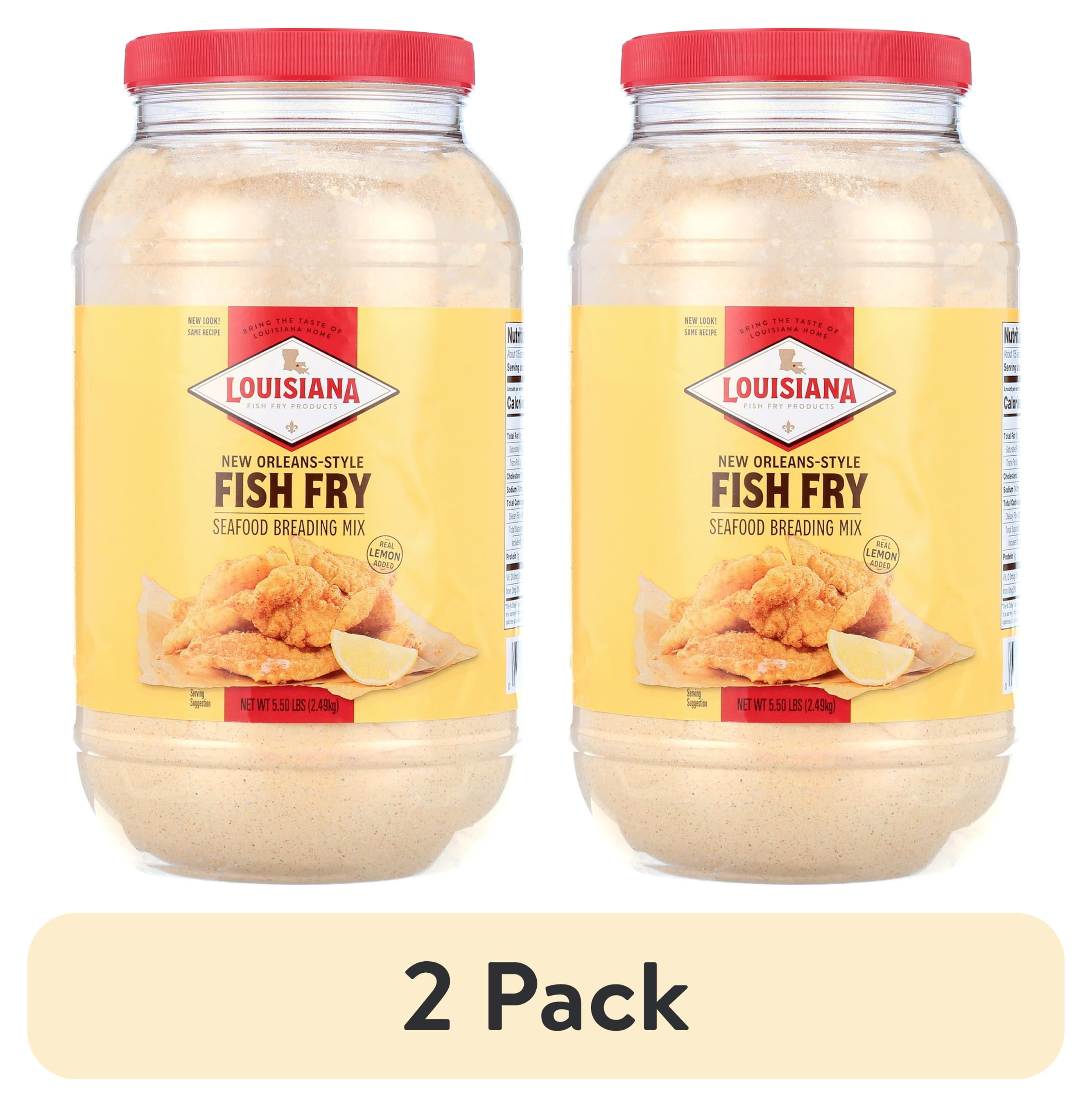(2 pack) Louisiana Fish Fry P Lff New Orleans Fish Fry Gallon - Walmart.com