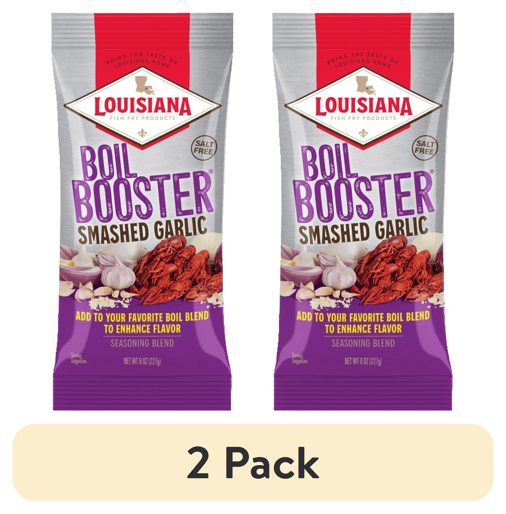 (2 pack) Louisiana Fish Fry Products Boil Booster Smashed Garlic ...