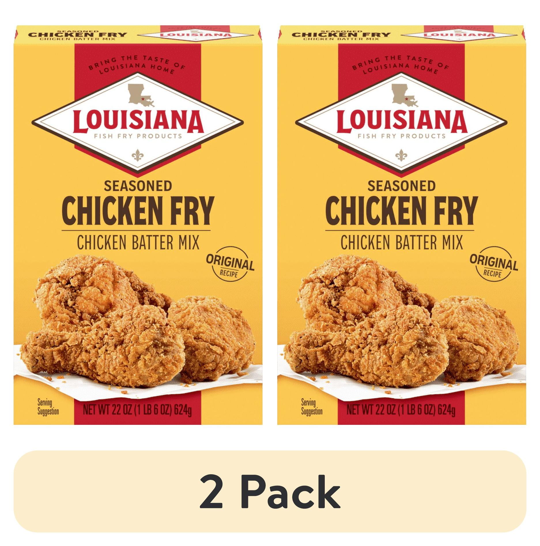 (2 pack) Louisiana Fish Fry Products Crispy Seasoned Chicken Fry ...