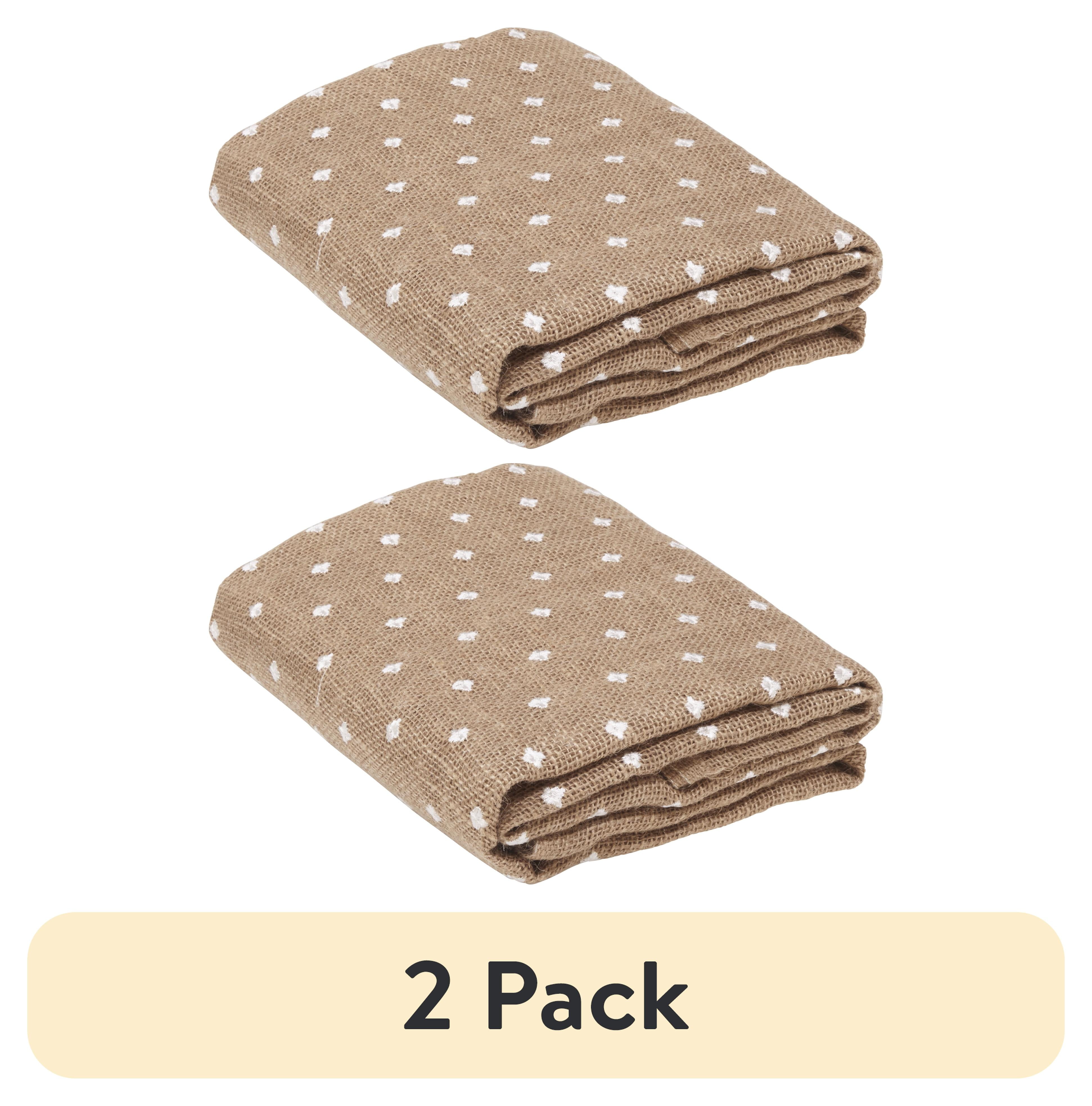 (2 pack) Love, Laugh, Craft Natural Jute Burlap Precut, 46"W x 2-Yards ...