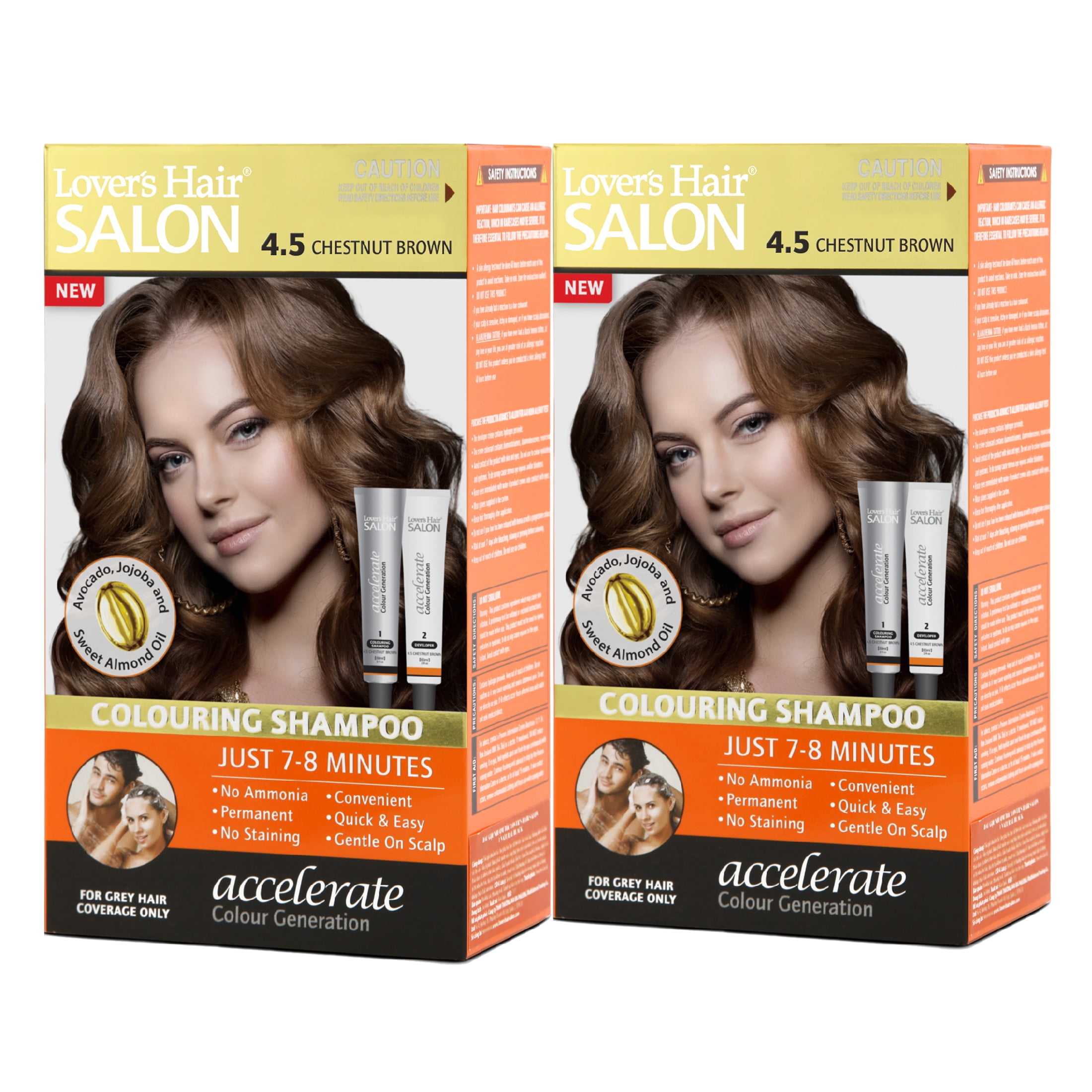 (2 pack) Lover's Hair Salon -Colouring Shampoo - 2.0 fl oz(60ml ...