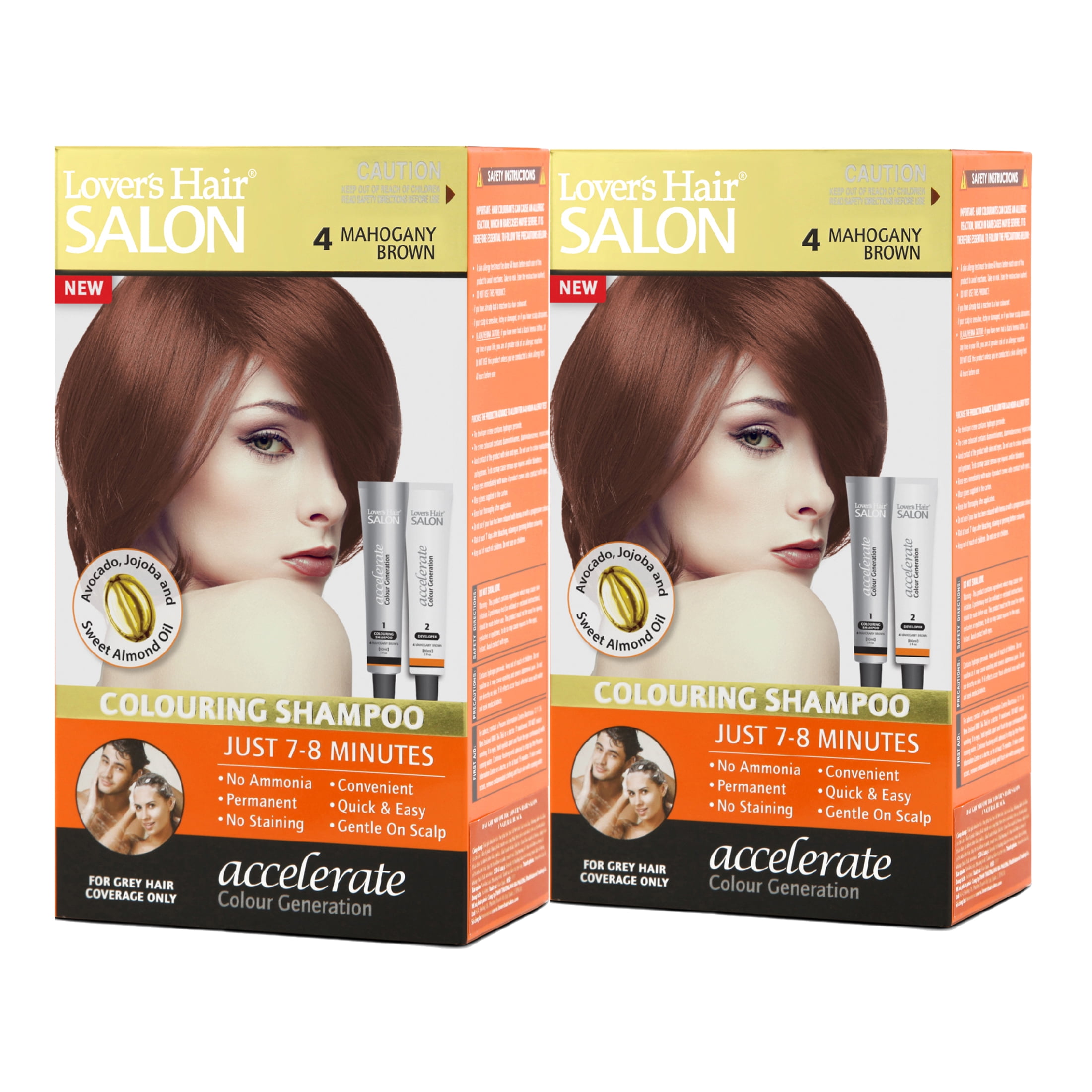 (2 pack) Lover's Hair Salon -Colouring Shampoo - 2 x 2.0 fl oz(2 x 60ml ...