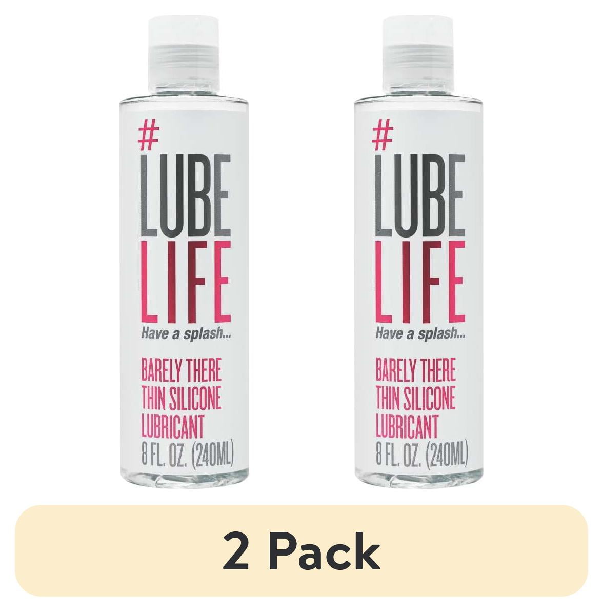 (2 pack) Lube Life Thin Silicone Based Personal Lubricant for Men ...
