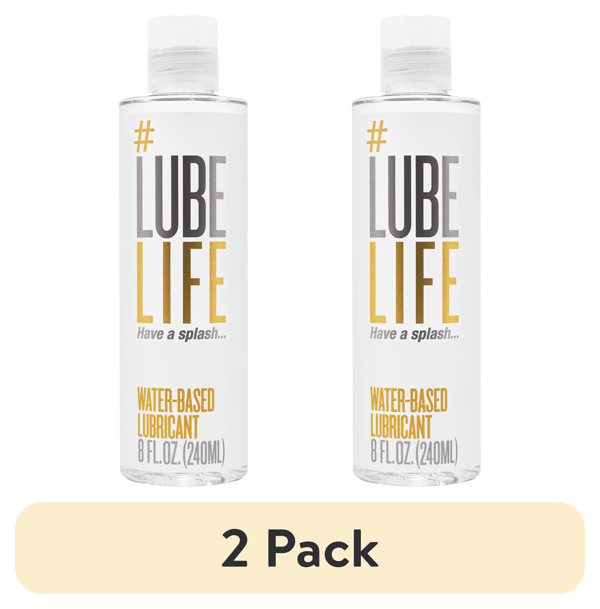  2 Pack LubeLife Natural Water Based Personal Lubricant Silky Smooth