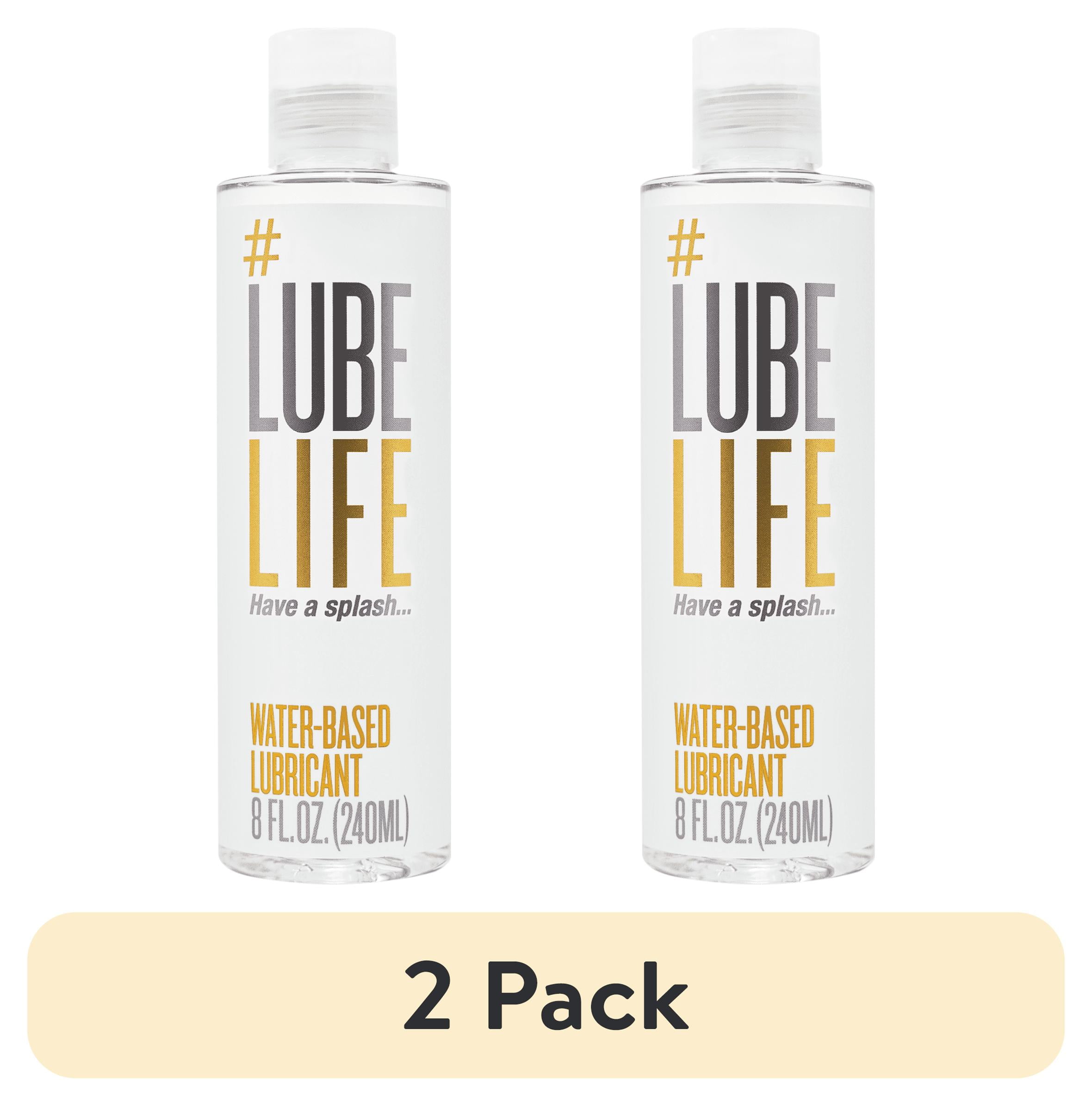 (2 pack) LubeLife Natural Water Based Personal Lubricant, Silky Smooth ...