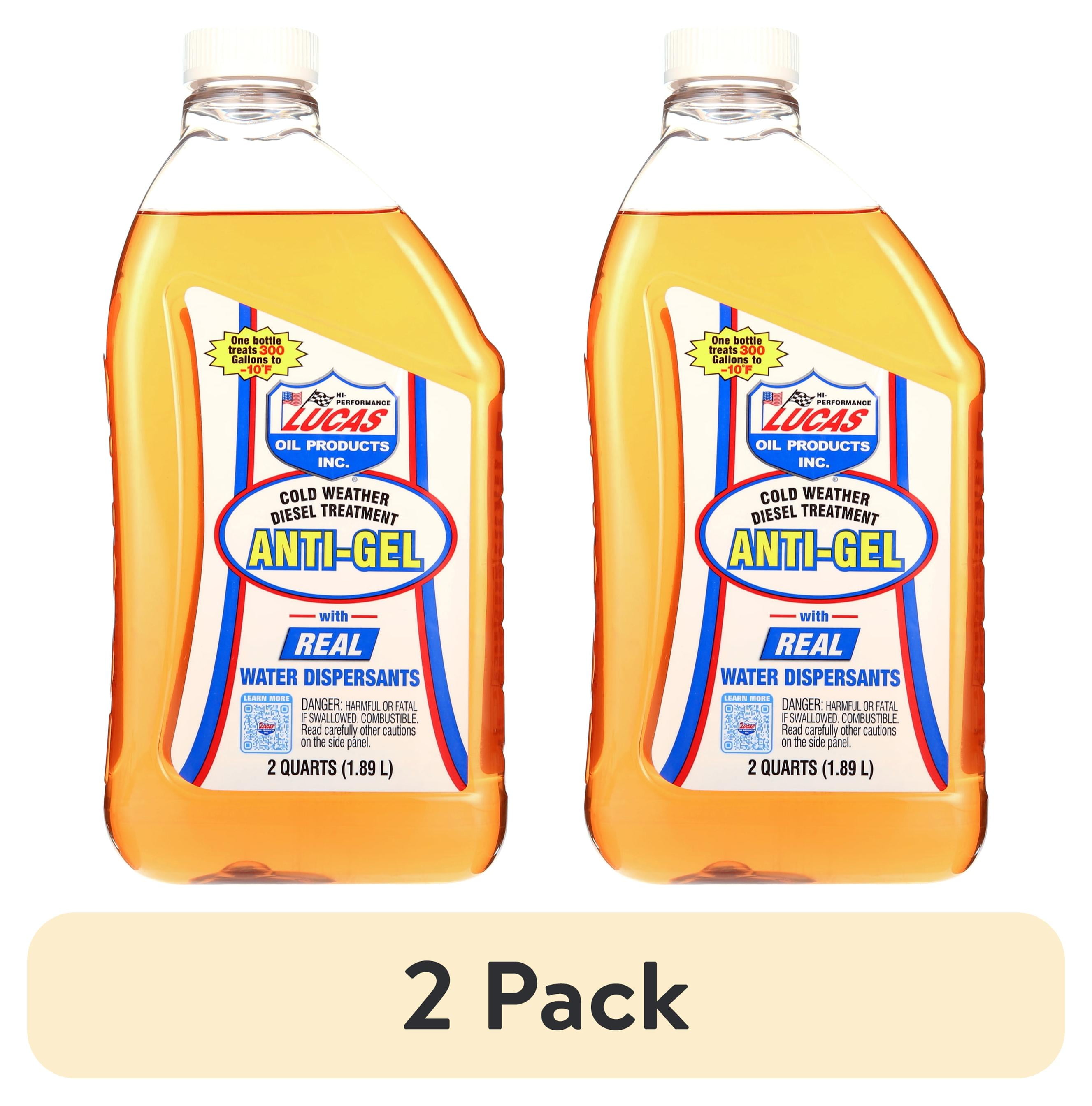 (2 pack) Lucas 10866 Anti-Gel Diesel Fuel Additive 64 Fluid Ounces for ...