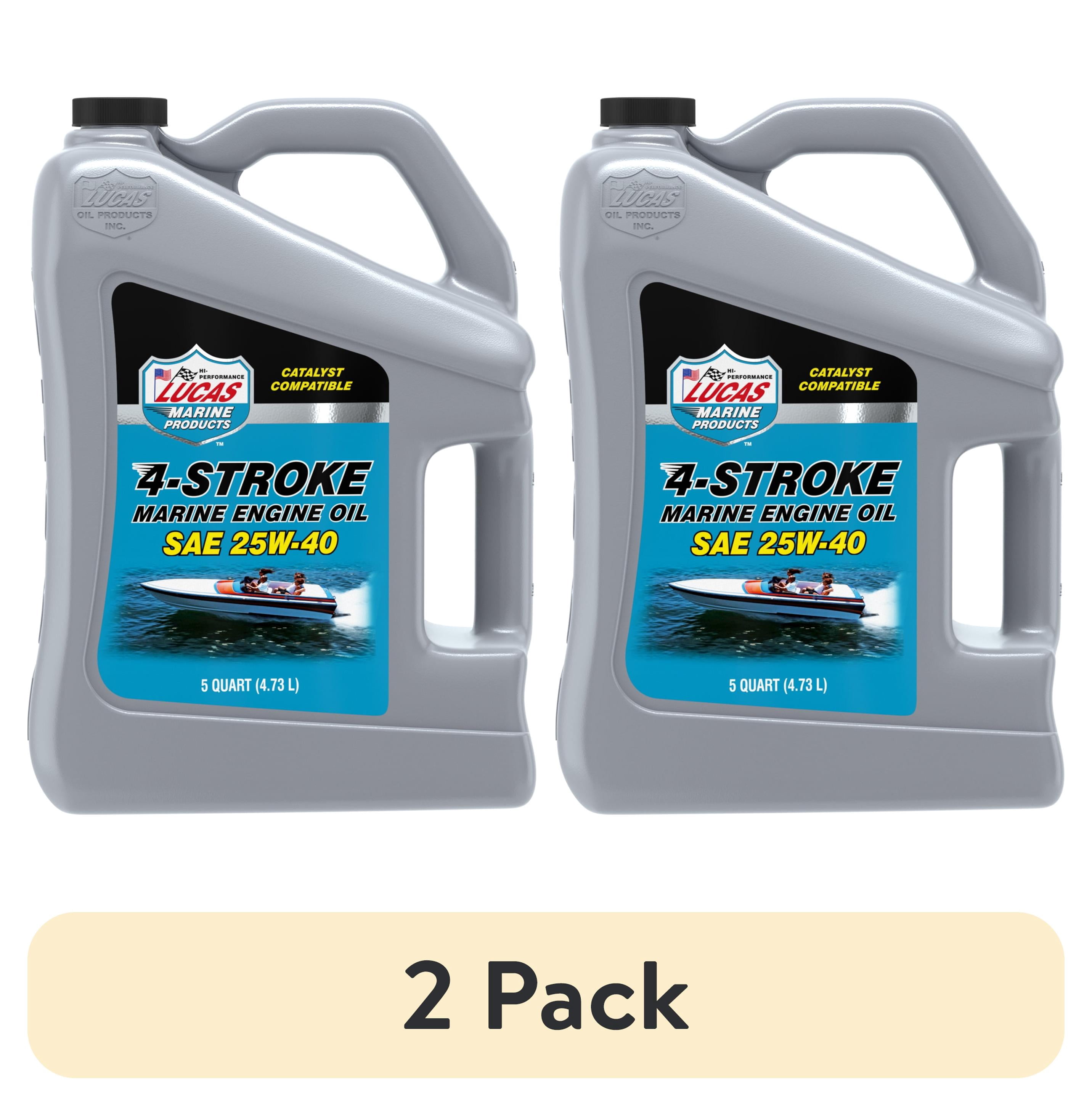 (2 pack) Stern Drive Inboard Engine Oil SAE 25W-40 - Walmart.com
