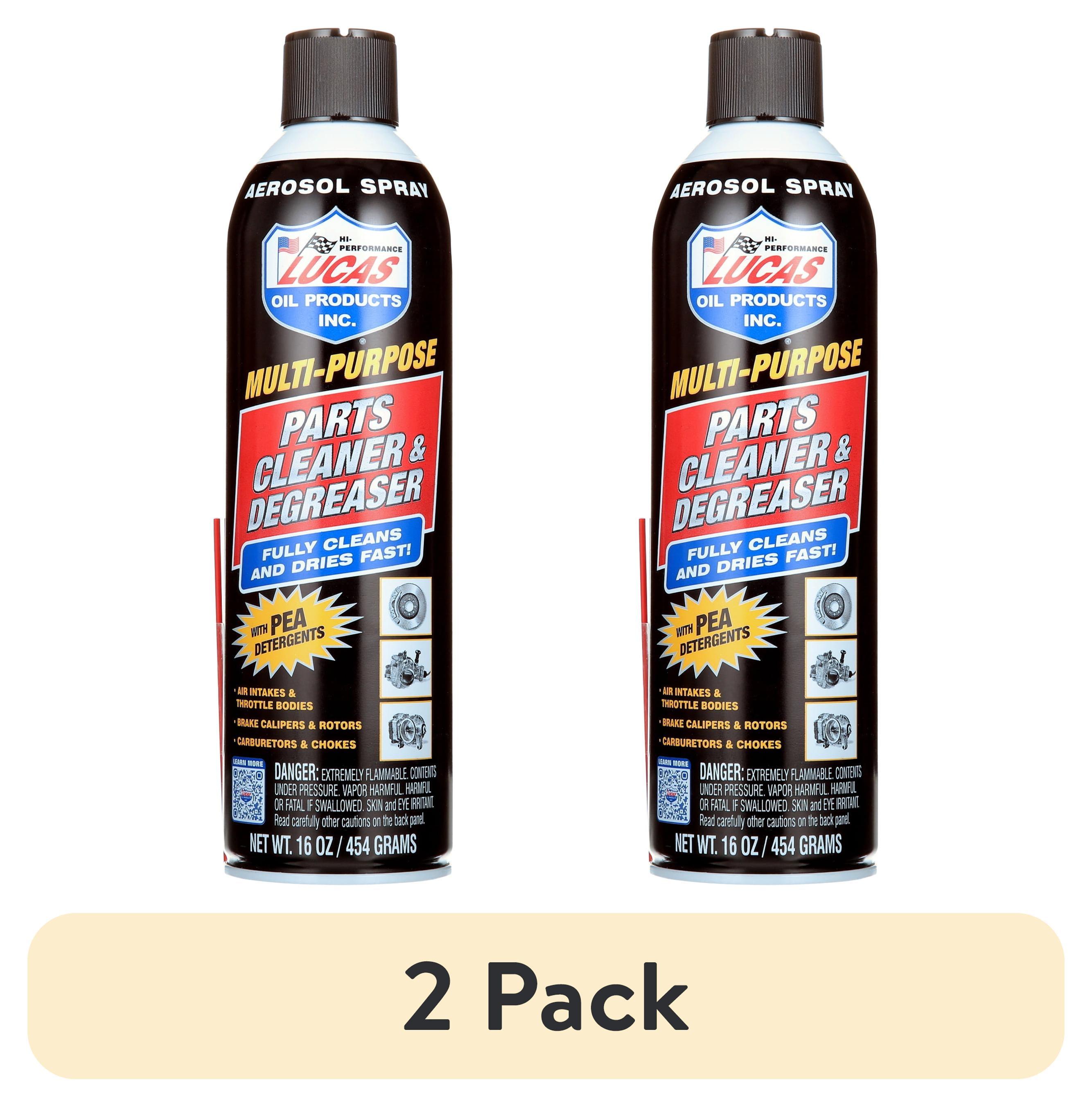 Lucas Oil Multi-Purpose Parts Cleaner Degreaser 16 oz 2 Pack Case of 6 ...