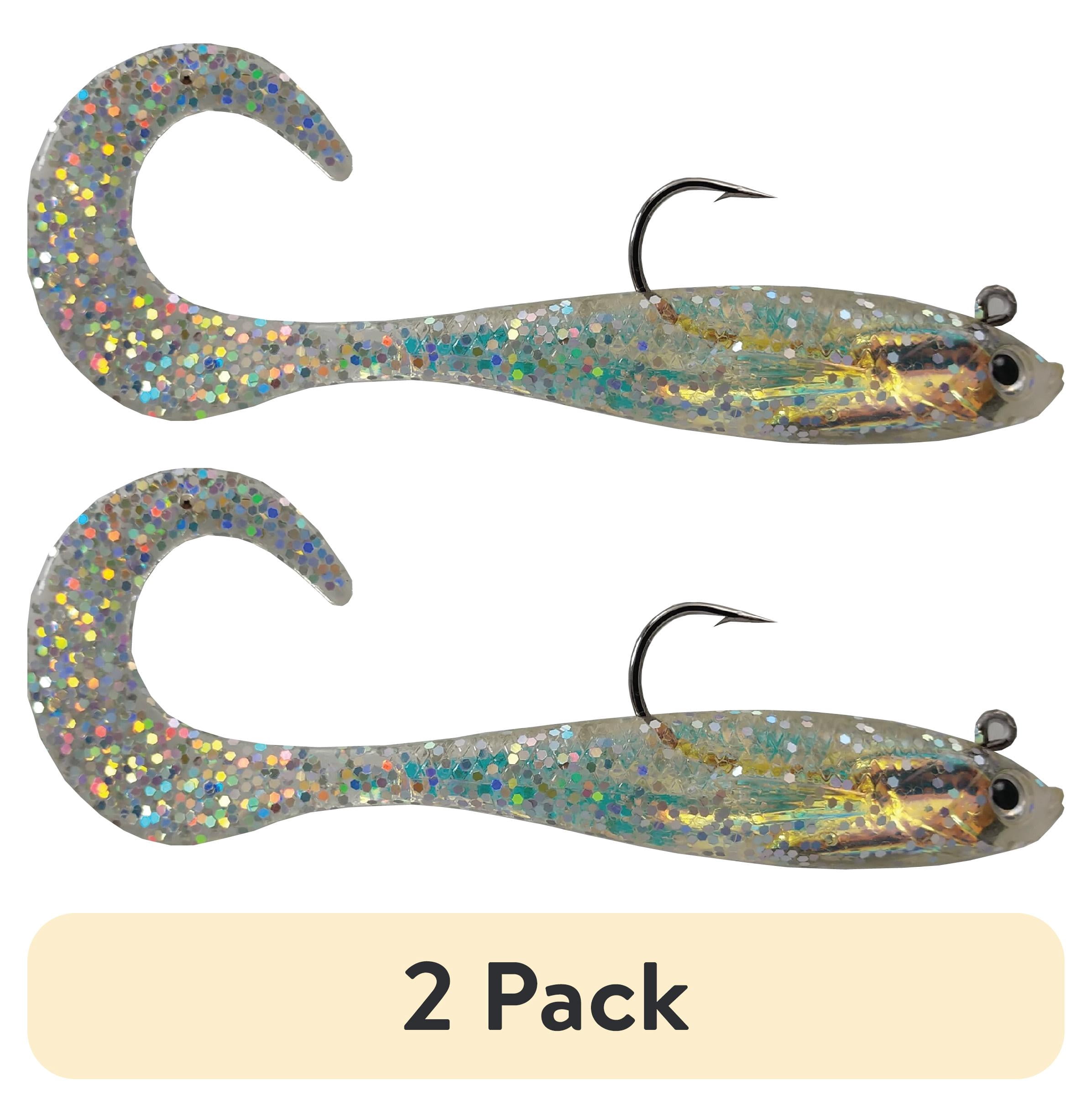 (2 pack) Luck E Strike 5-Inch Natural Mirror Darting Image Shad, 2 Pack ...