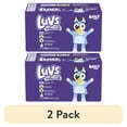 (2 pack) Luvs Platinum Protection Bluey Edition, Disposable Baby ...