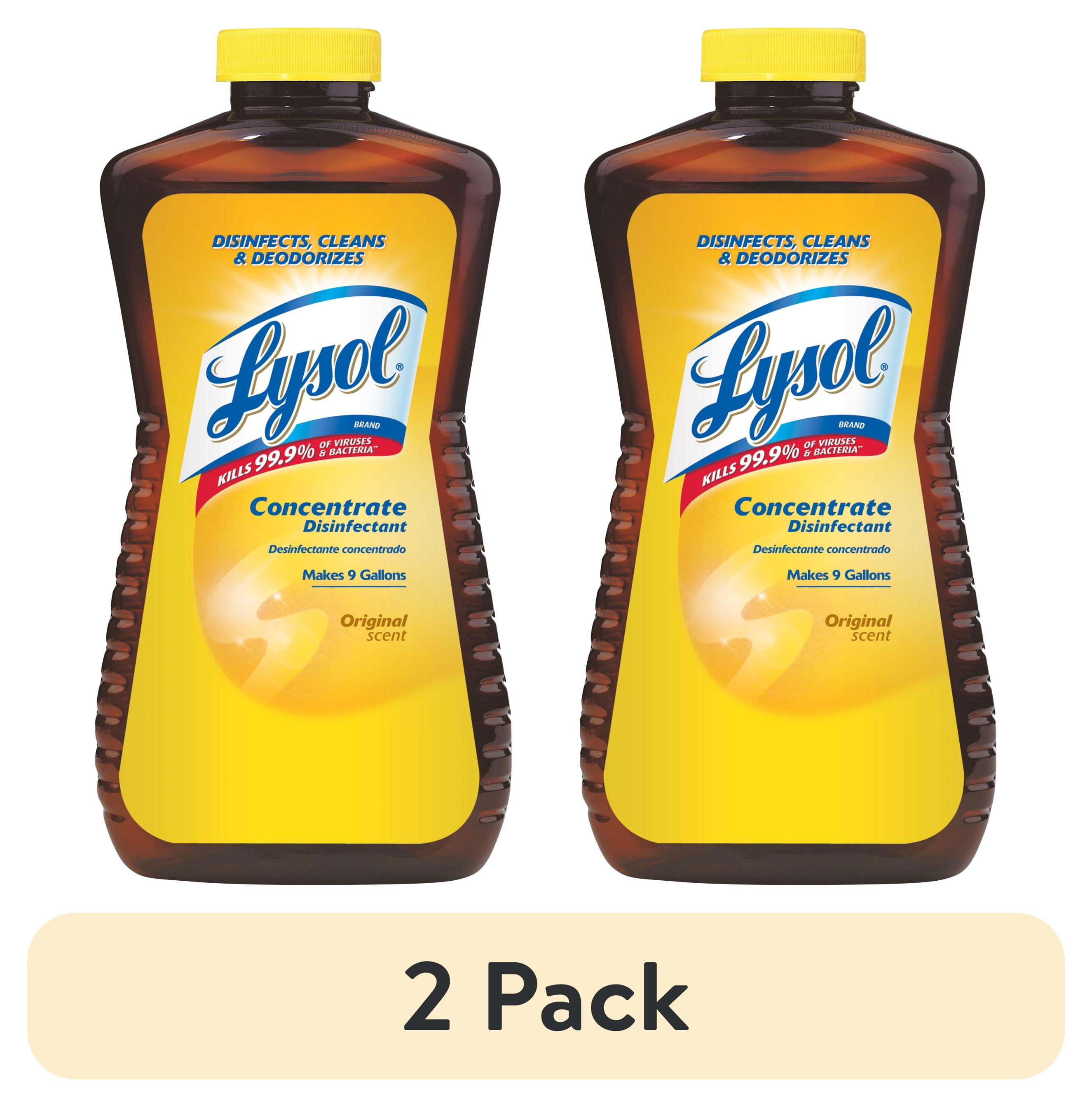 (2 pack) Lysol Disinfectant Concentrate Original Scent, 12oz - Walmart.com