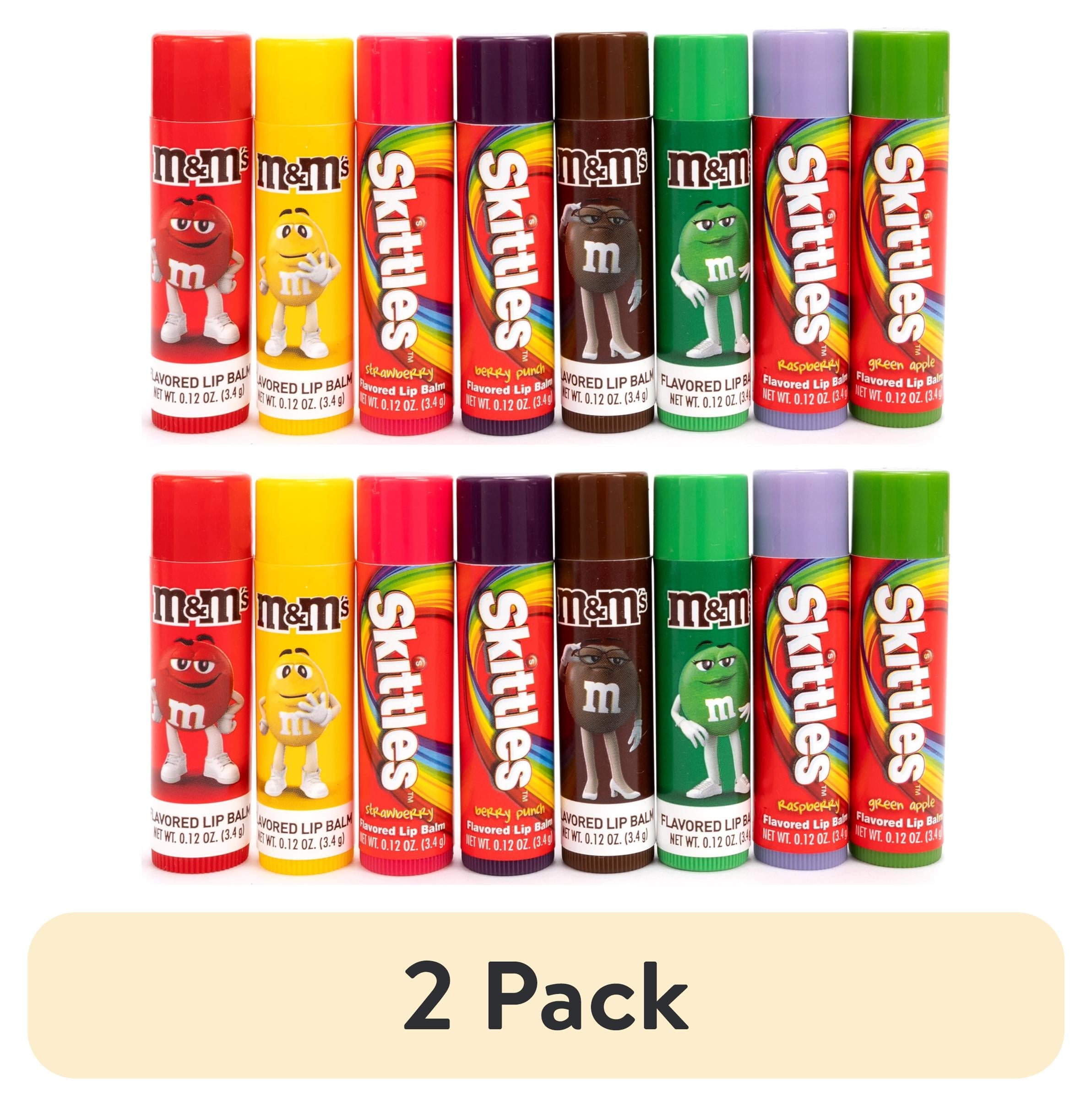 (2 pack) M&M Tear and Share Lip Balms, 8-Pack, 27.2g, Multiple Flavors - Walmart.com