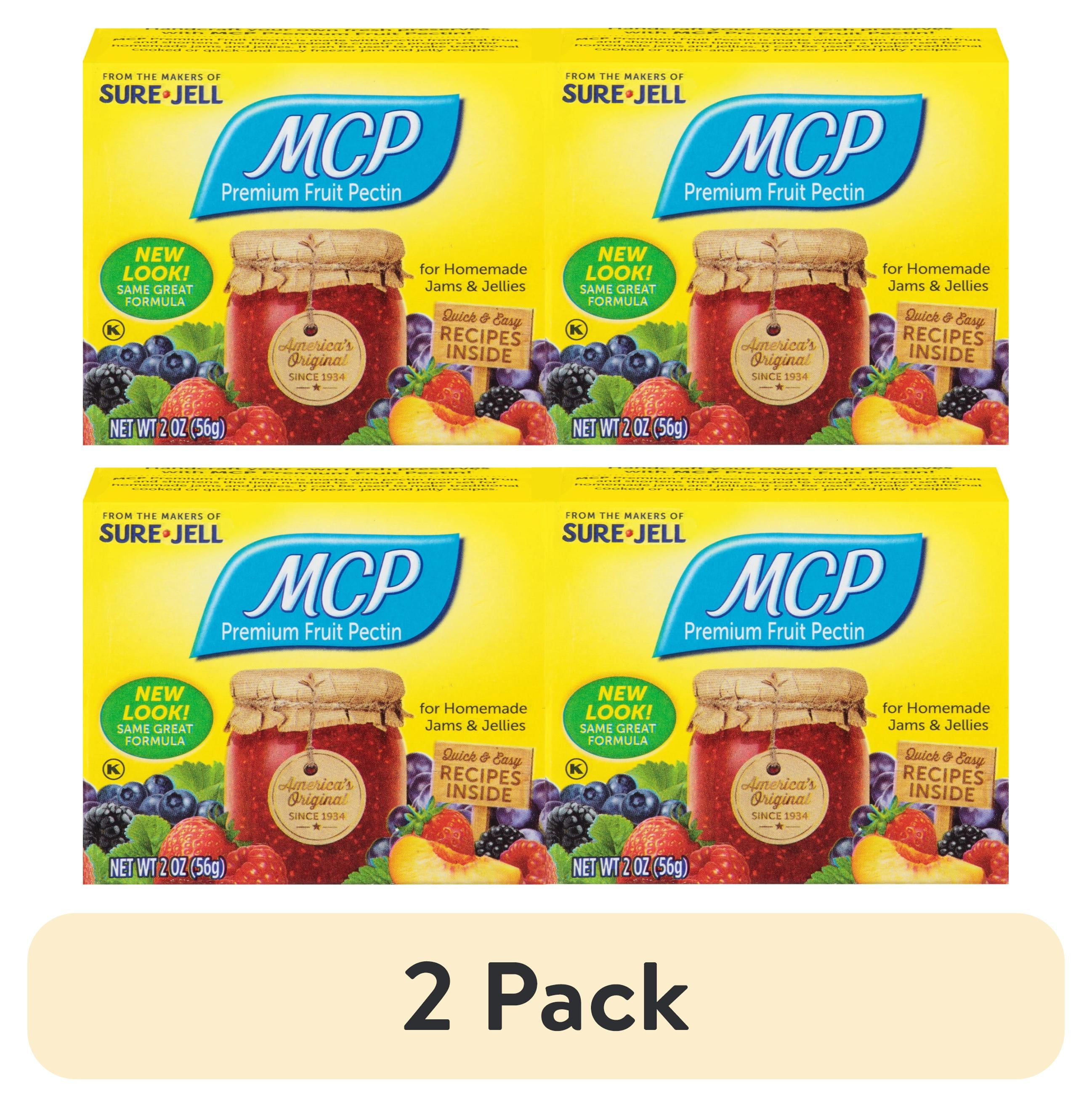(2 pack) MCP Premium Fruit Pectin Value Pack, Bulk Canning Supplies for Homemade Jam and Jelly ...