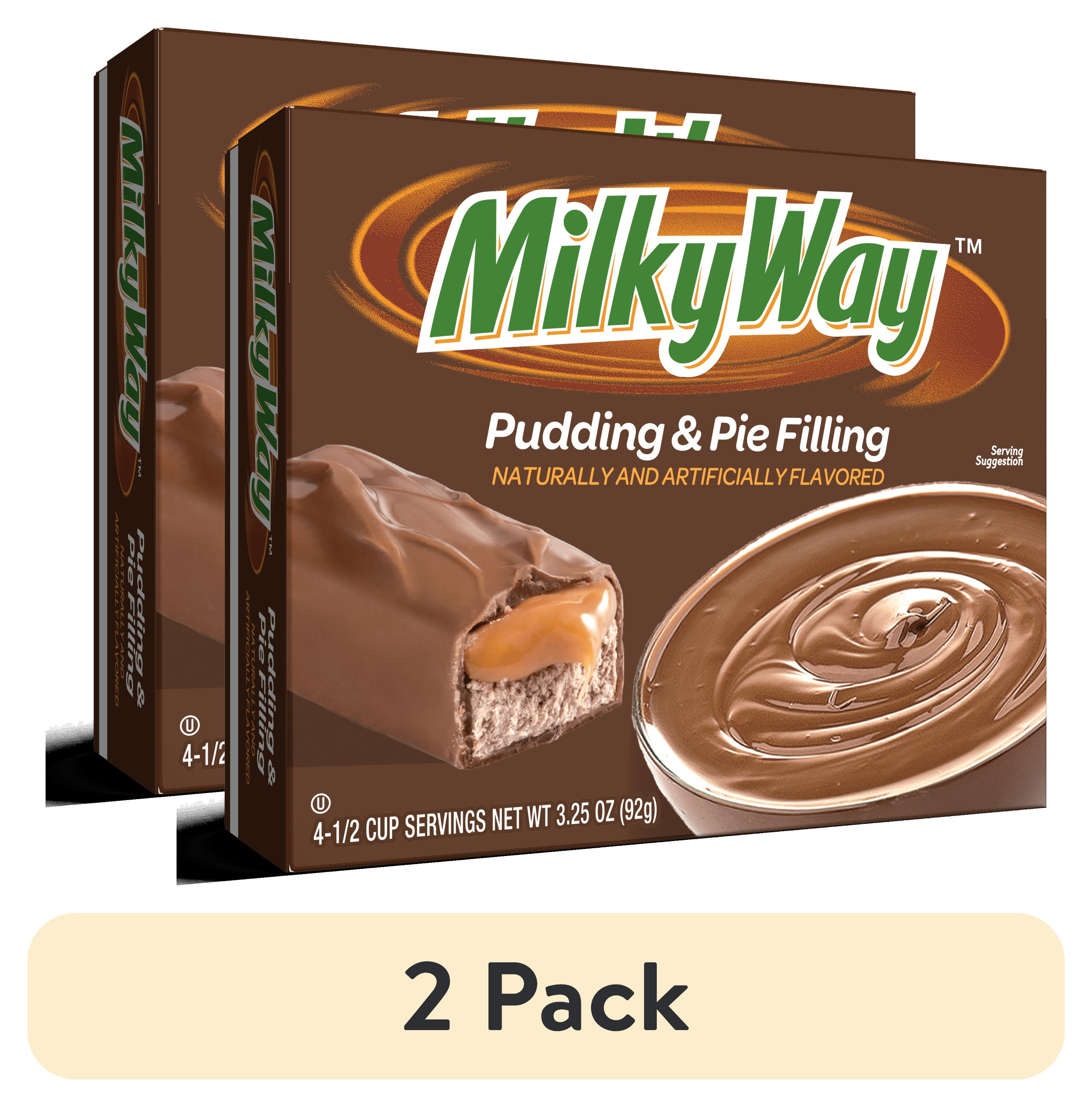 (2 pack) MILKY WAY™ Milk Chocolate Pudding & Pie Filling, Fat-Free, 3. ...