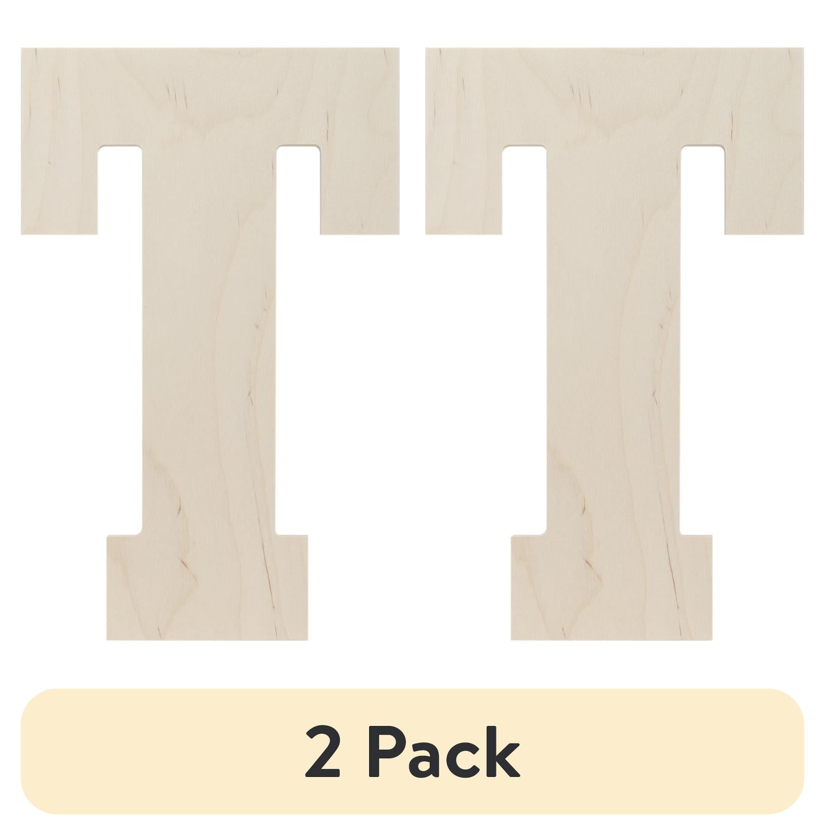 (2 pack) MPI JBB-820 13 in. Baltic Birch Collegiate Font Letters ...