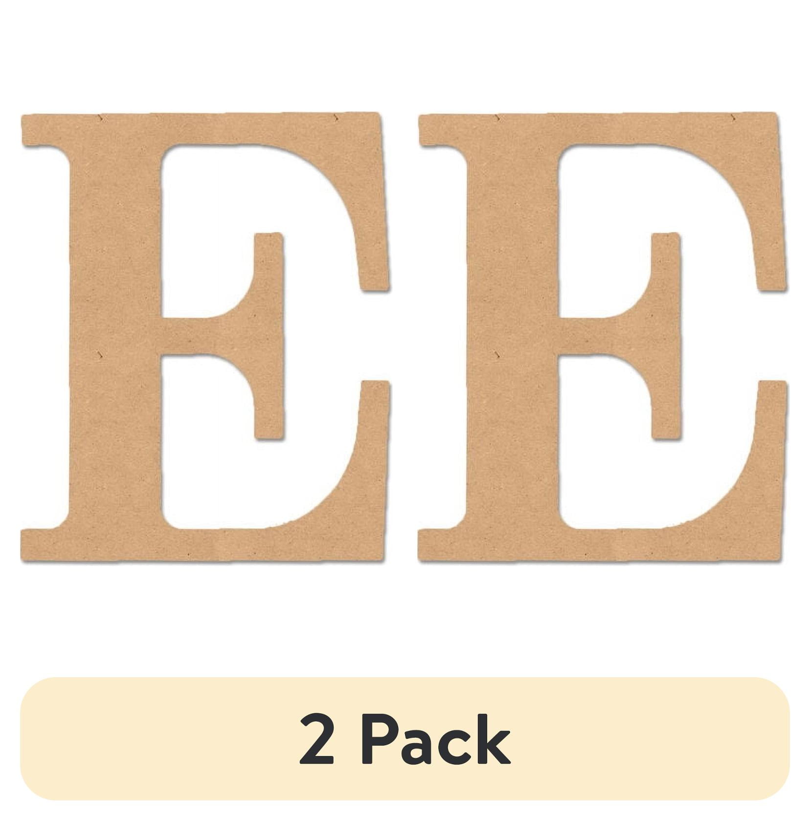 (2 pack) MPI Wood 8" Classic Font E - Walmart.com