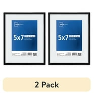 20x22 - 20 x 22 Rounded Black Solid Wood Frame with UV Framer's Acrylic ...