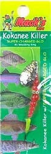 (2 pack) Mack's Lure Kokanee Killer #6 Chartreuse/Orange/Chartreuse, Spinnerbaits - Walmart.com