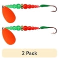(2 pack) Mack's Lure Kokanee Killer Single Glo Hook Orange FlGrn/FlOrng ...